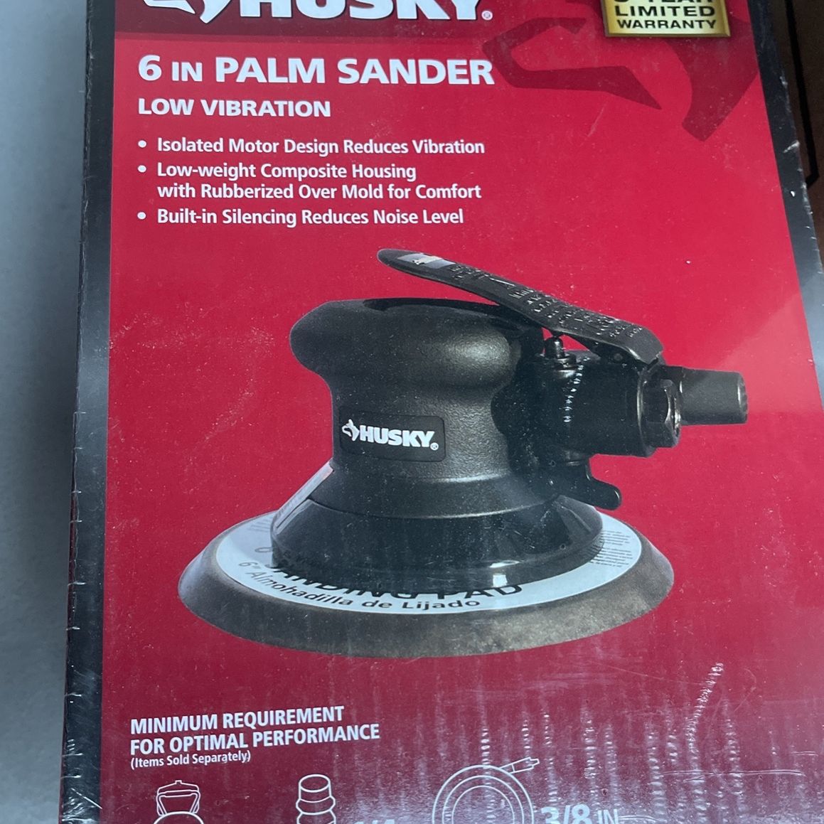 Husky palm sander store