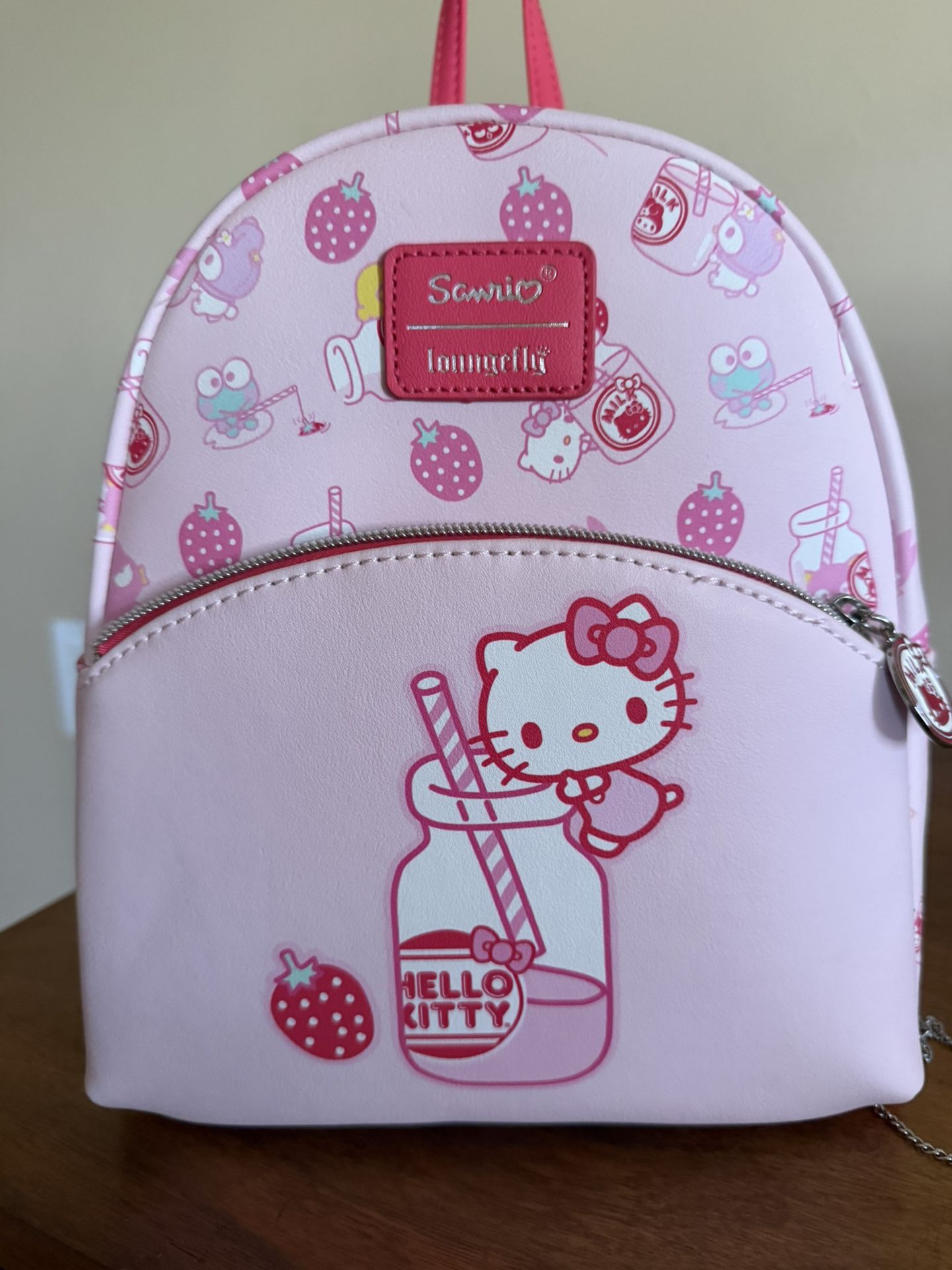Loungefly Sanrio Hello Kitty Strawberry Milkshake Backpack for Sale in ...
