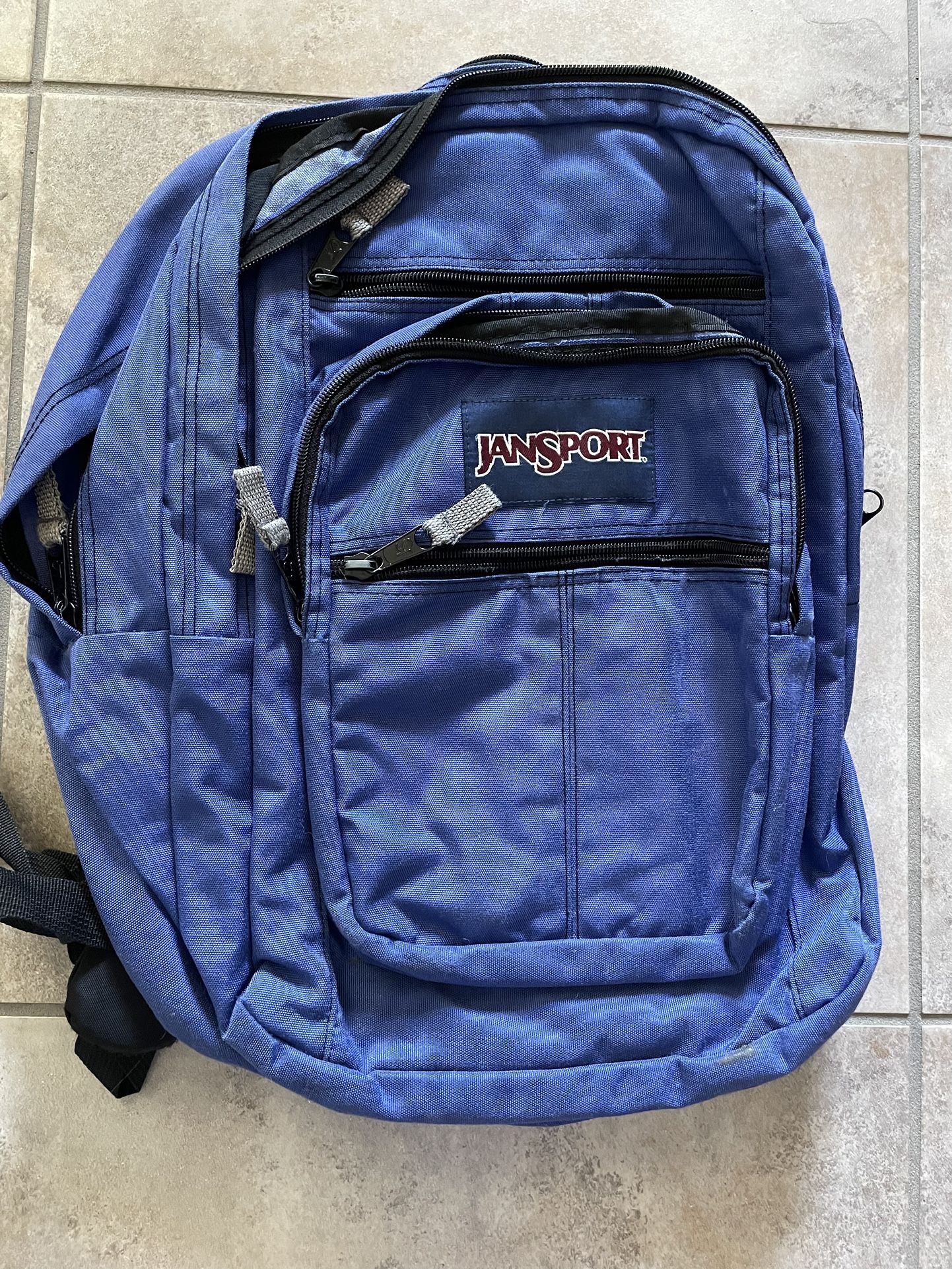 Dark Blue Jansport Backpack