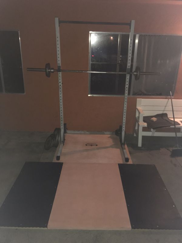 Squat/Deadlift Platform (Custom Made) by Alpha Platforms 4pc. Portable ...