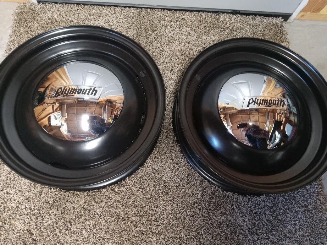 two 30s plymouth 16x4 original wheels with caps for Sale in Anaheim, CA ...