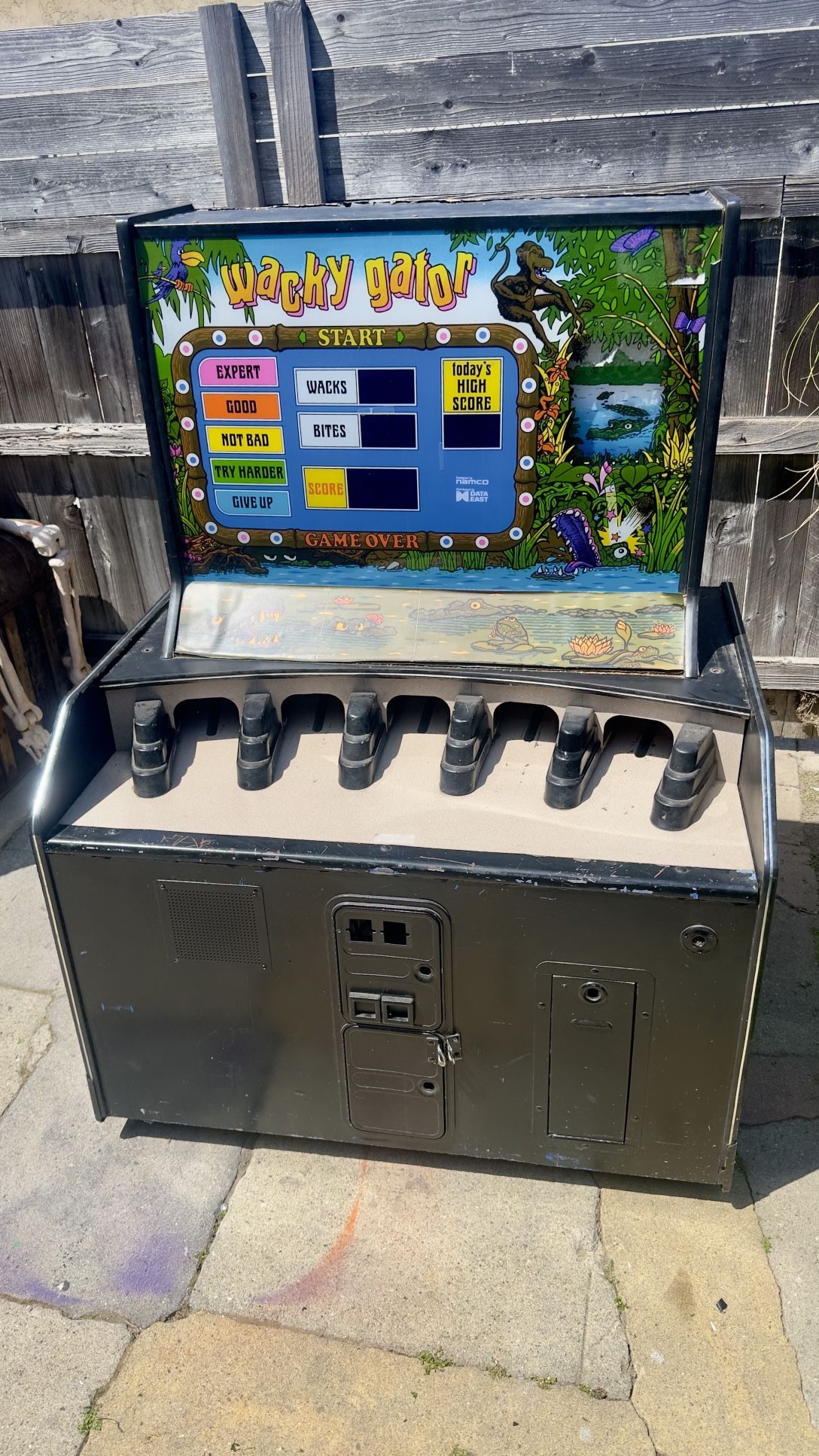 Arcade Data East 1990 Wacky Gators Ticket Redemption Game (Project) for ...