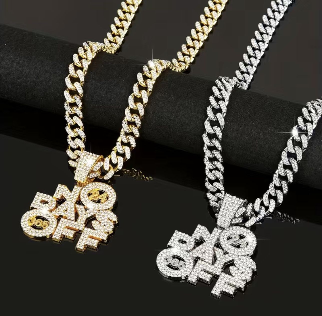 Iced Out Cuban Chain Multiple Pendants For Sale In Perris Ca Offerup