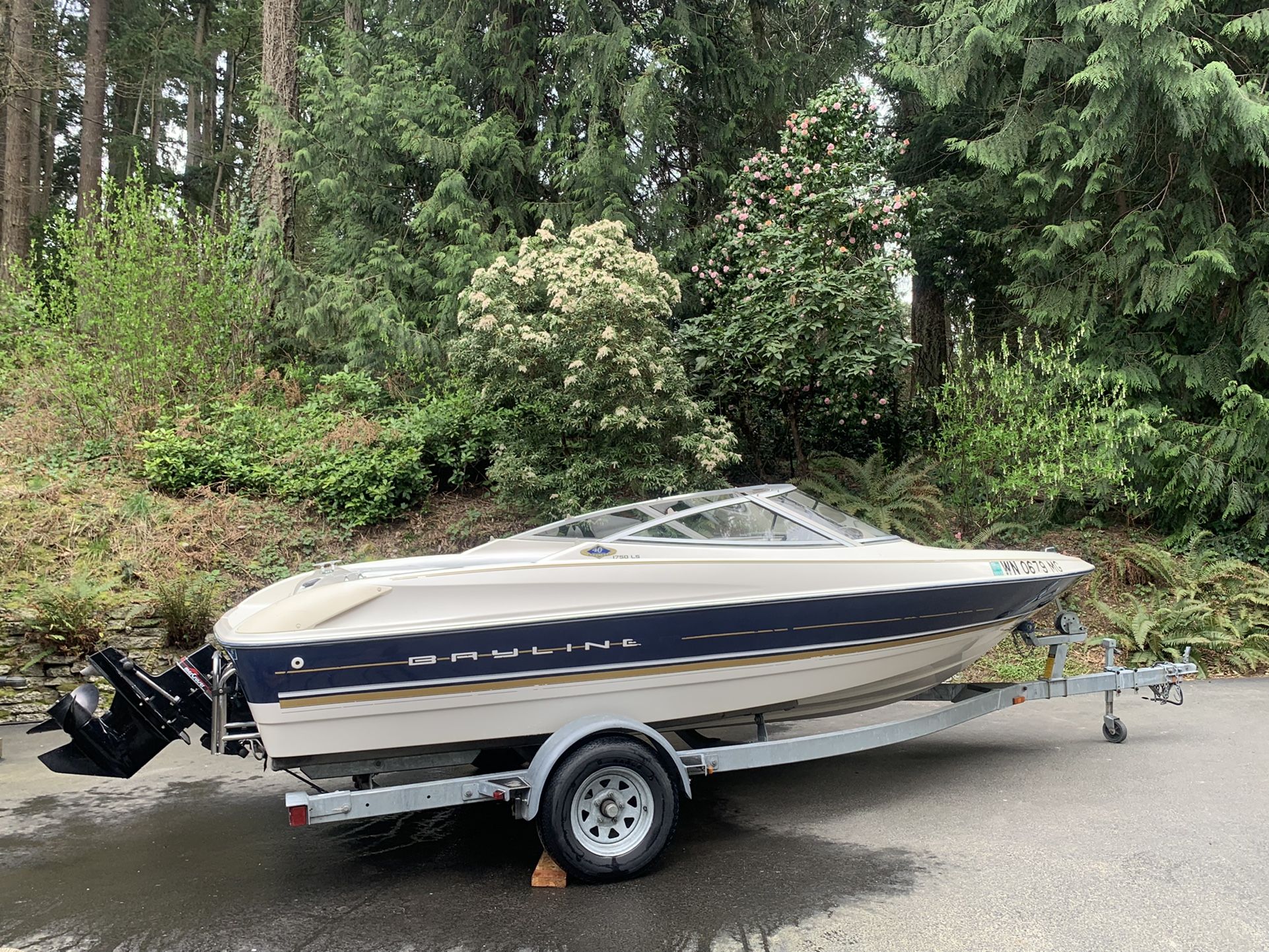 1996 Bayliner Capri 1750Ls 40th anniversary Edition for Sale in Federal ...