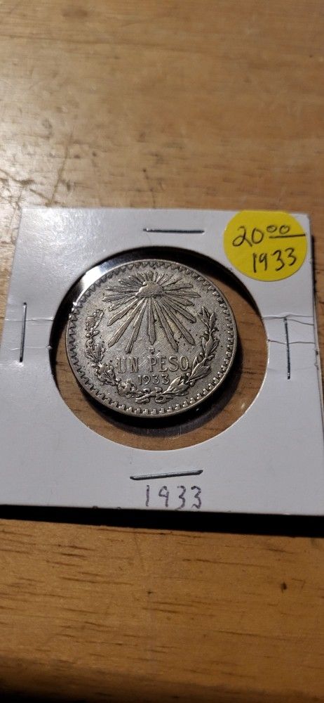 1933 One Peso Coin for Sale in Grand Terrace, CA - OfferUp