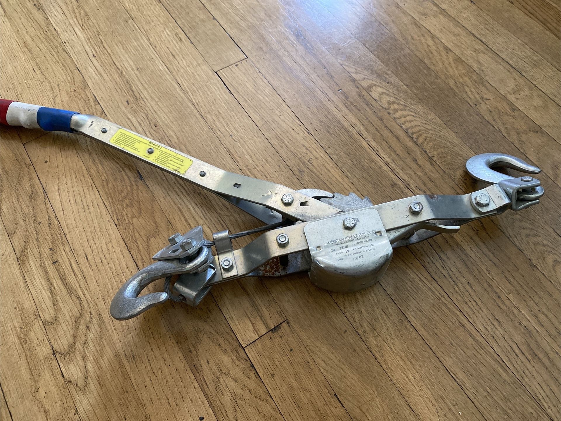 Vintage American Power Pull 72A Professional Cable Puller 2 TON STEEL RATCHET for Sale in Whittier CA OfferUp