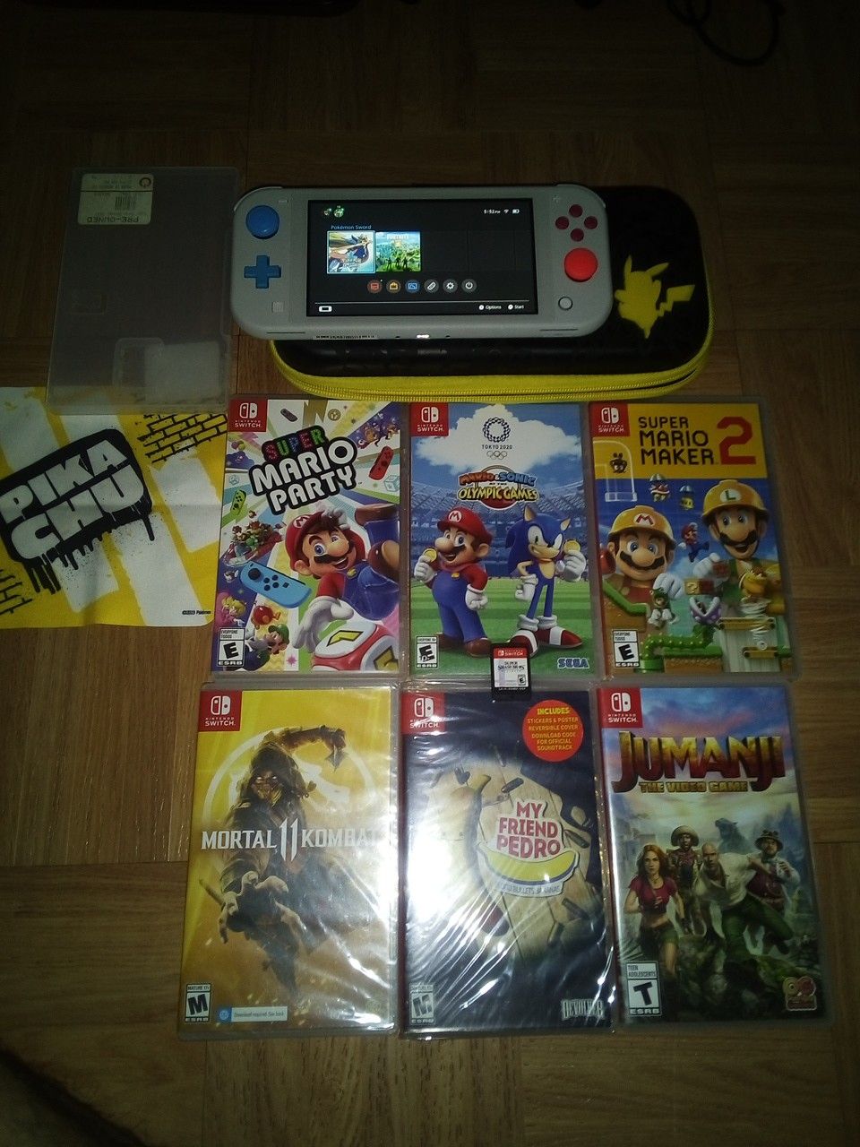 Nintendo switch lite Pokemon edition console bundle in excellent ...