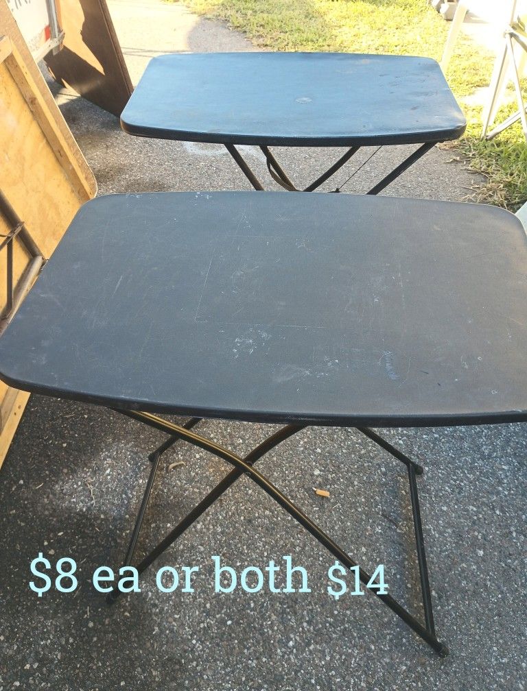 2 Fold Up Tables for Sale in Lakeland, FL - OfferUp