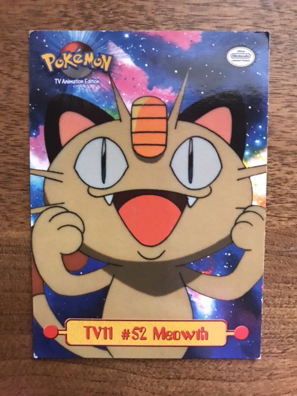 Pokemon Meowth Card
