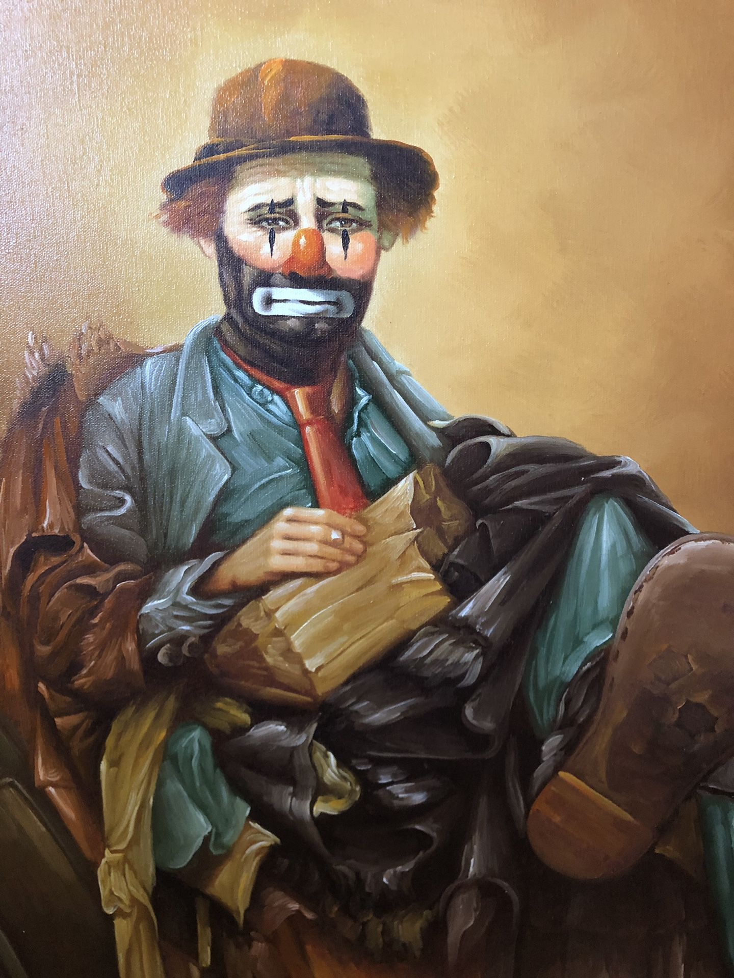Famous Clown Oil Paintings