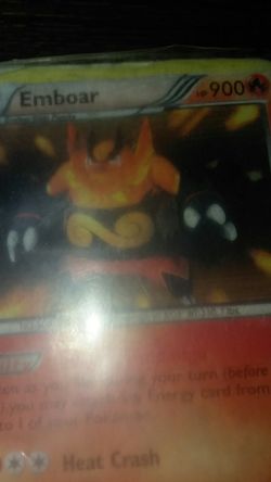 Emboar Ex Pokemon Card
