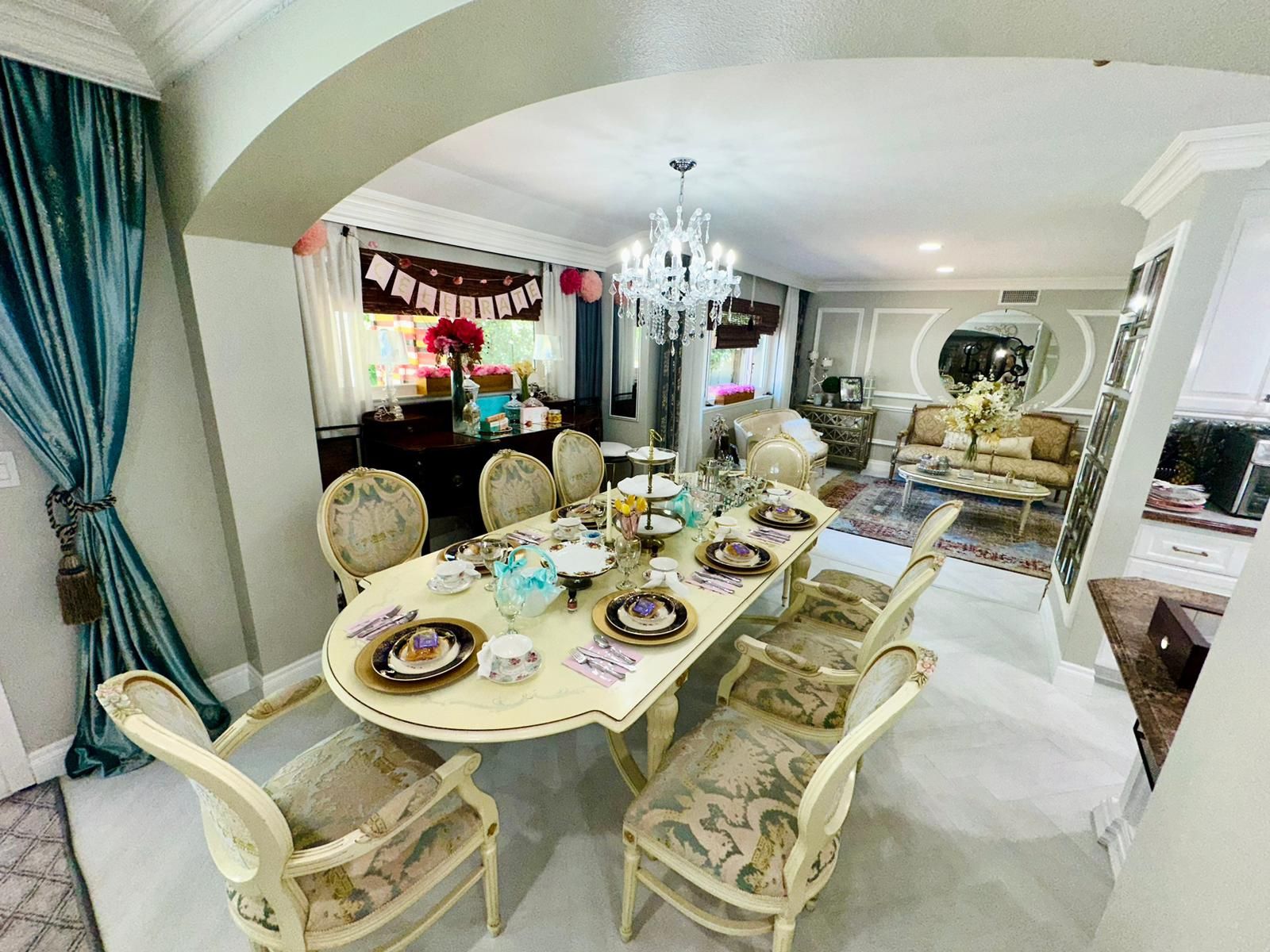 French exquisite dinning table with 8 chairs for Sale in Placentia, CA ...