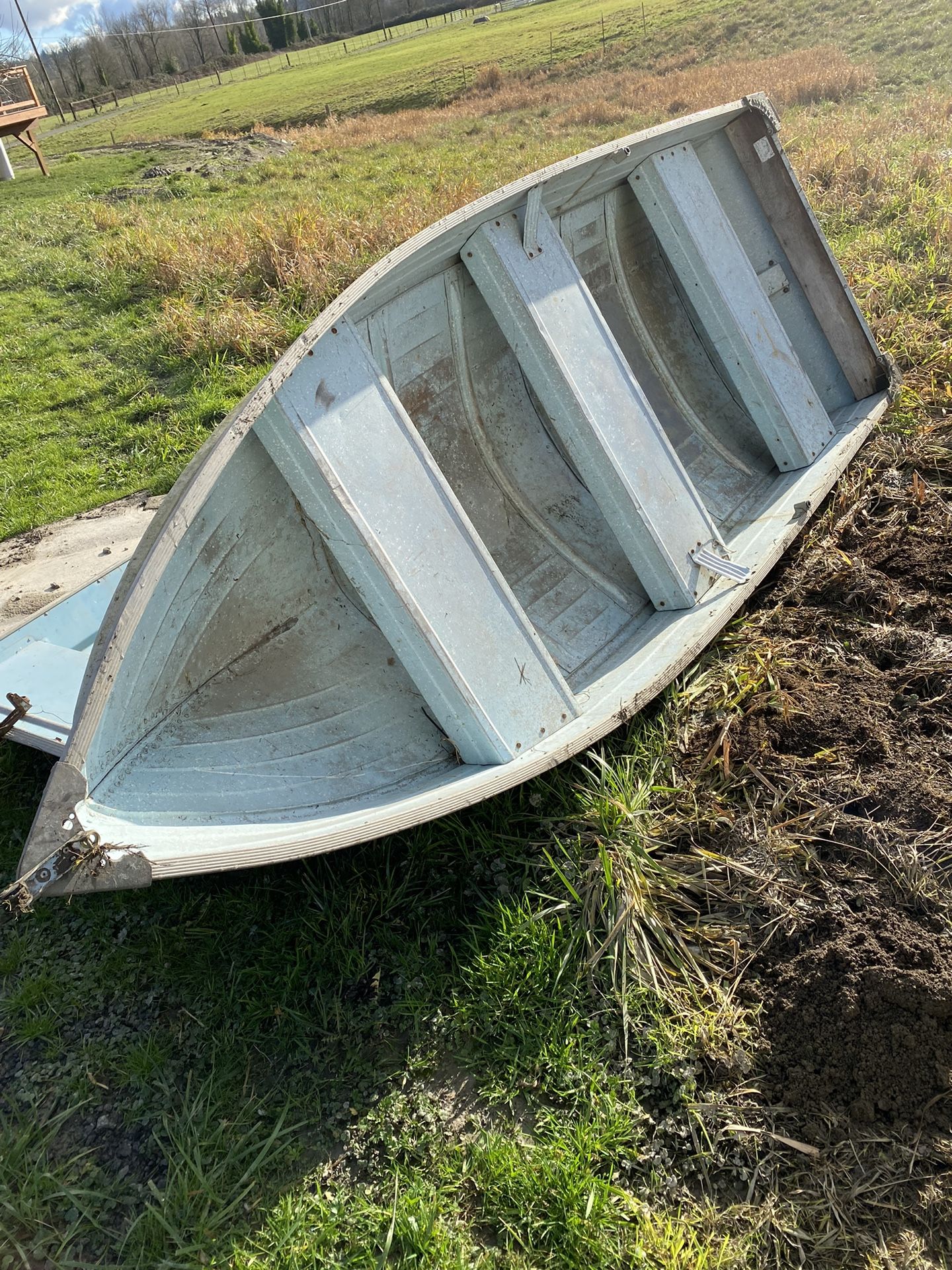 12 Foot Aluminum Row Boat for Sale in Arlington, WA - OfferUp