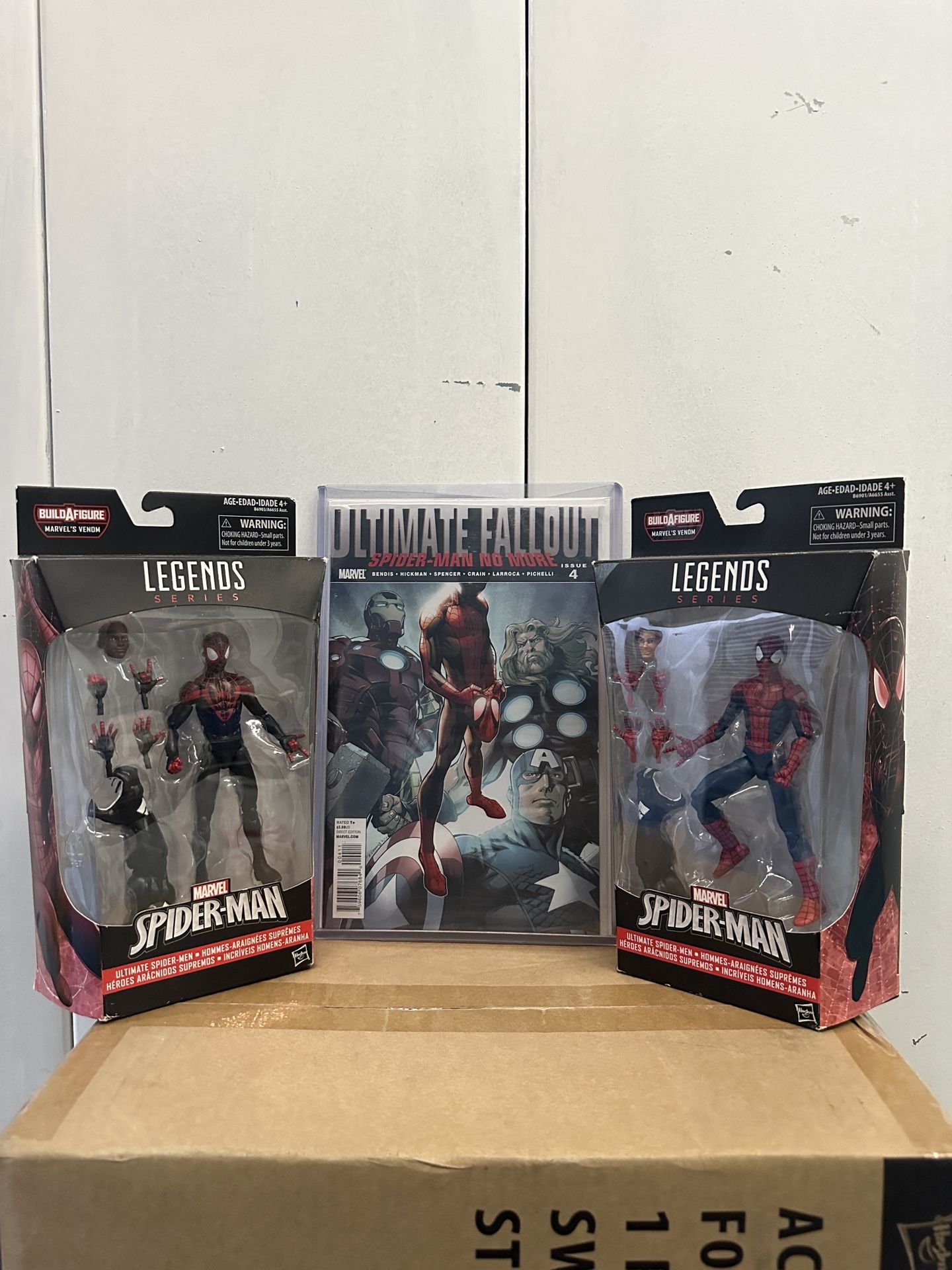 Marvel Ultimate Spider-Man (men) Lot Marvel Legends Miles Morales Peter ...