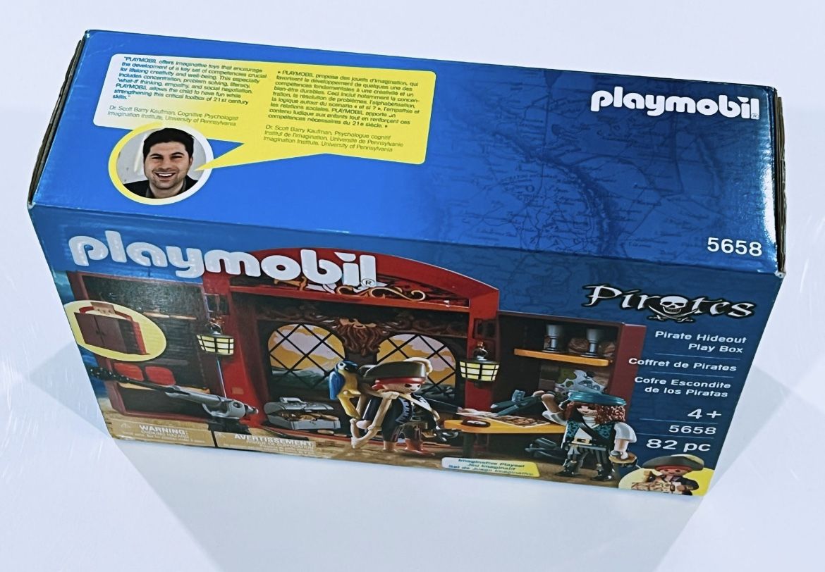 NEW factory sealed Playmobil Pirates Pirate Hideout Play Box Set #5658 ...