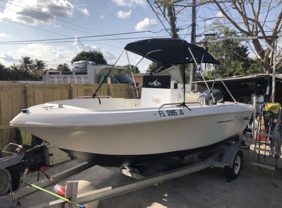 17 ft proline boat 150 Yamaha motor for Sale in Hialeah, FL - OfferUp
