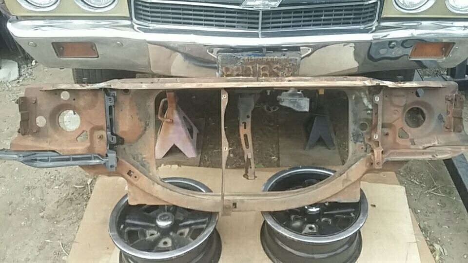 1971 72 Chevelle Malibu El Camino Original Complete Core Support for ...