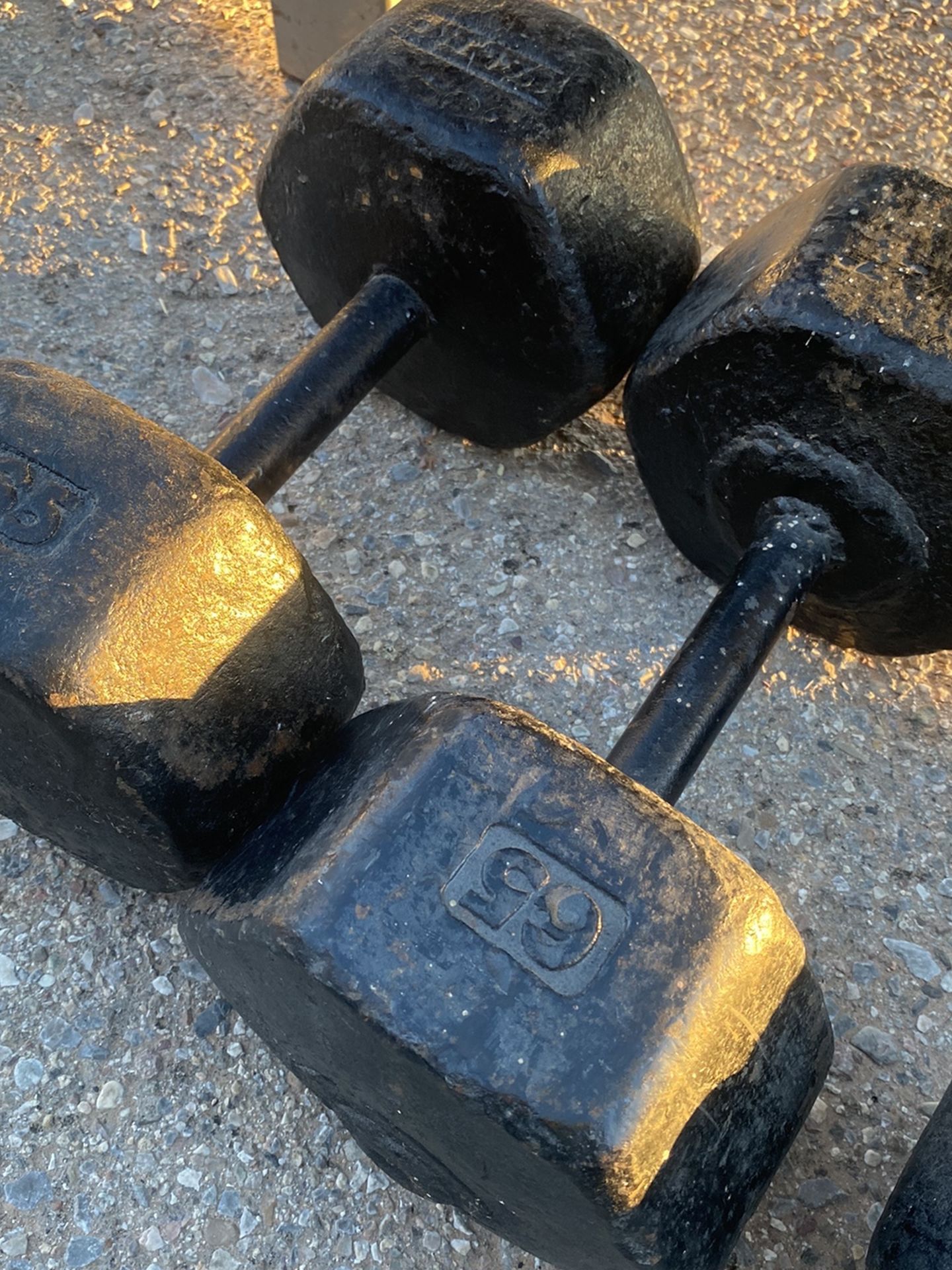 65 Pound Pair Of Rare Vintage Ivanko Dumbbells for Sale in Tucson, AZ ...