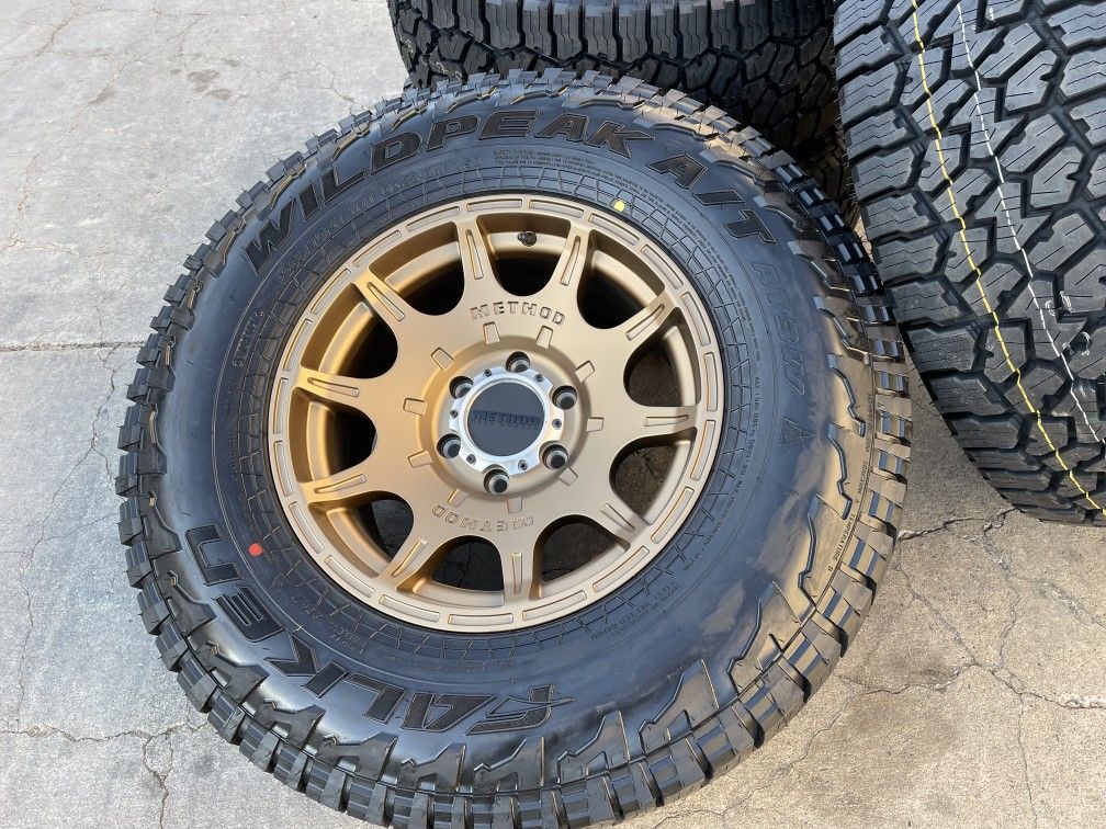 17" Toyota Tacoma METHOD Wheels 4Runner Tundra Sequoia Tires Rims for ...