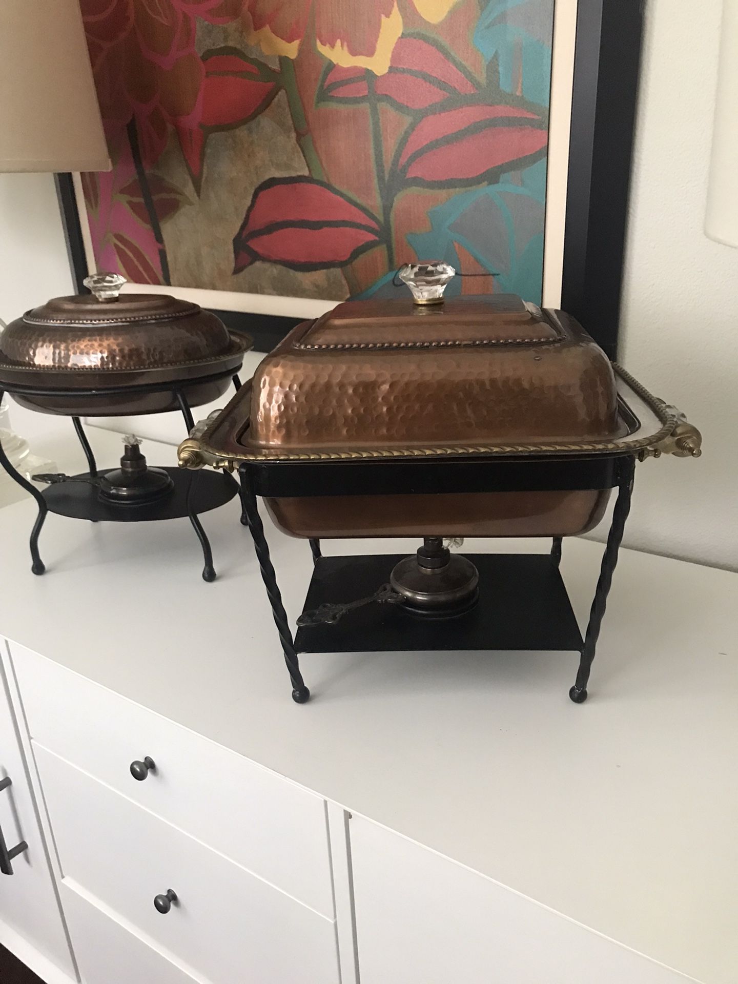 Hammered Copper Chafer Buffet - 2 for Sale in Redmond, WA - OfferUp