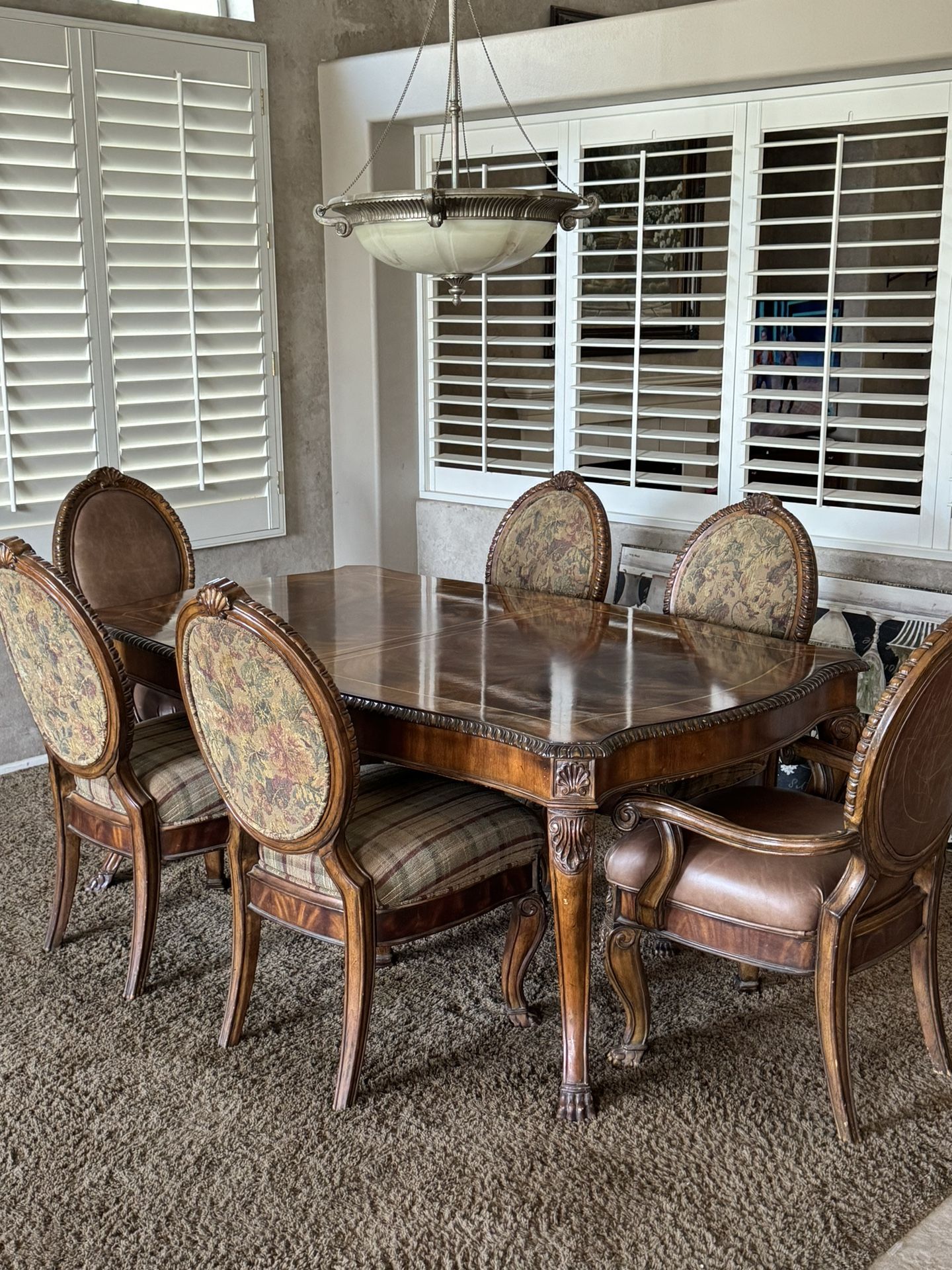 Schnadig Dining Room Table/chairs for Sale in Rancho Cucamonga, CA ...