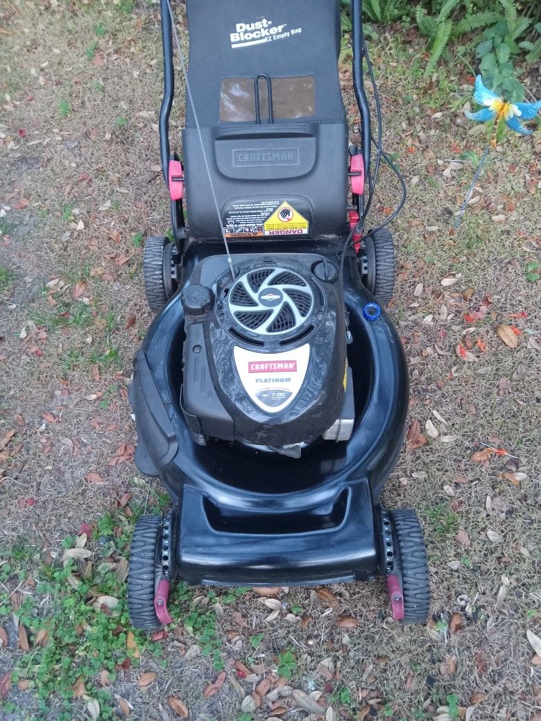 $195. CRAFTSMAN 700 PLATINUM SERIES 22" SELF PROPELLED MOWER. for Sale ...