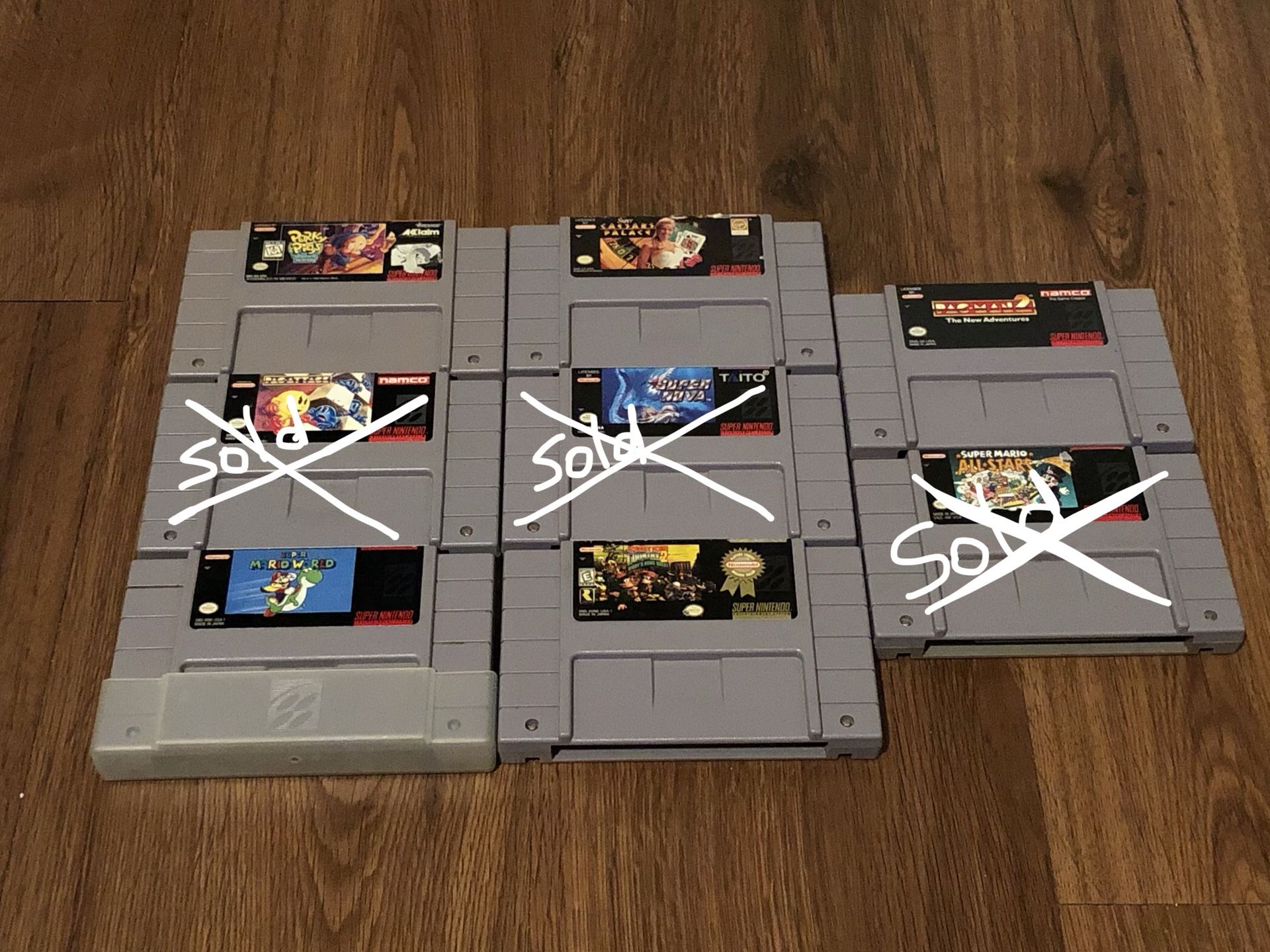 original SNES GAMES Super Nintendo for Sale in San Antonio, TX - OfferUp
