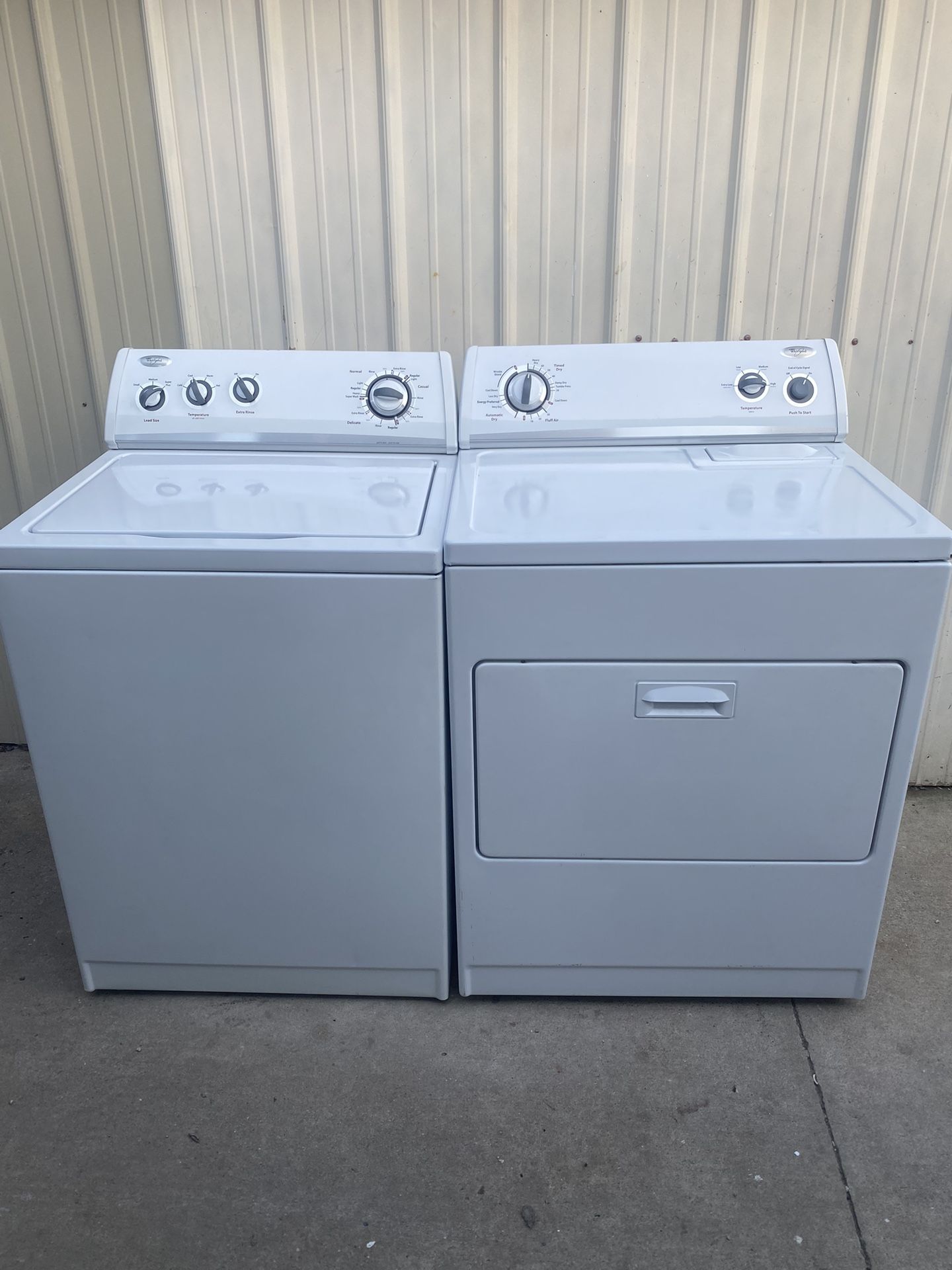 WHIRLPOOL. WASHER. AND. DRYER. EVERYTHING. WORKS FINE. Lavadora Y ...