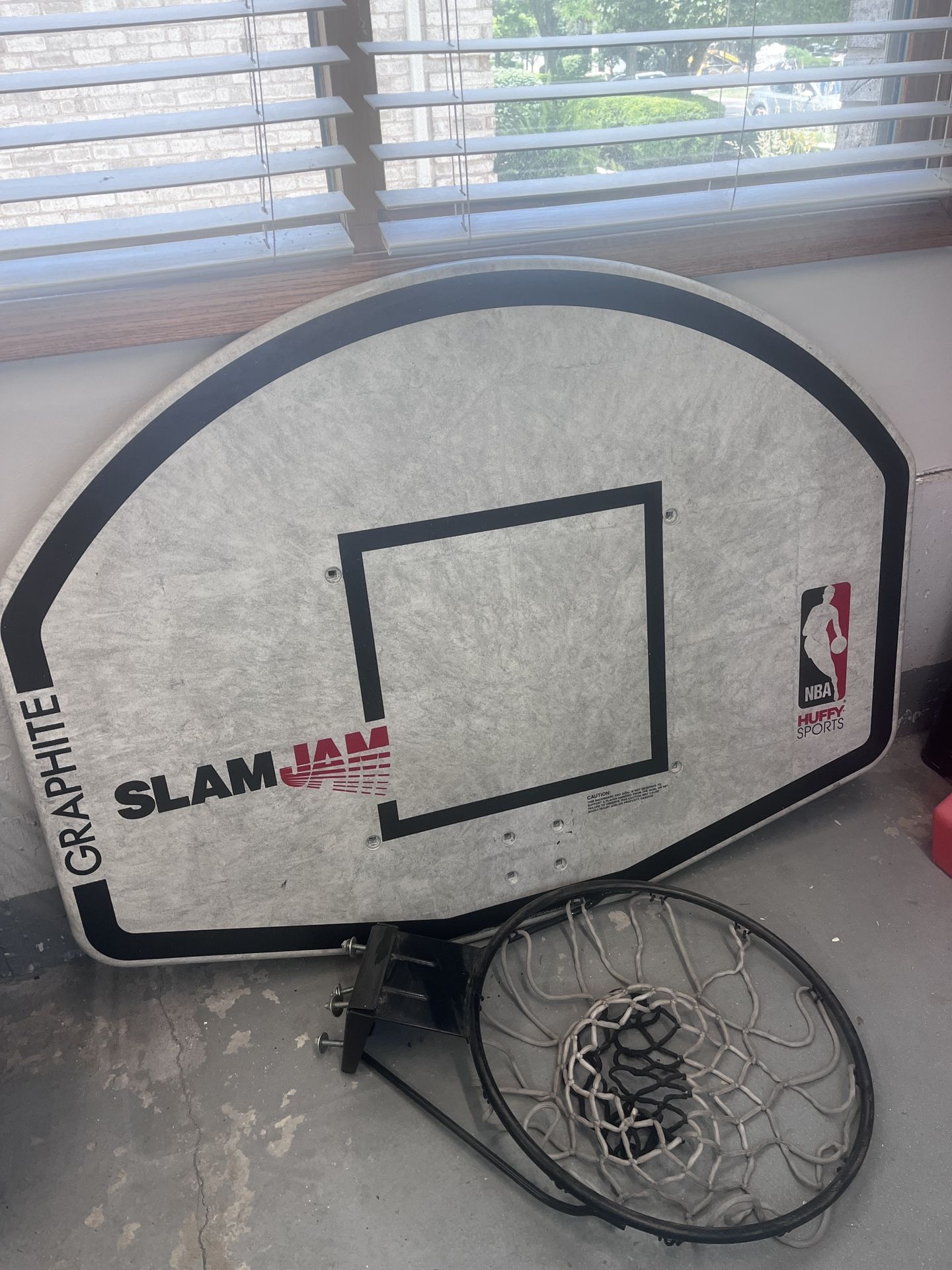 Graphite Slam Jam NBA Huffy Sports Basketball Backboard for Sale in ...