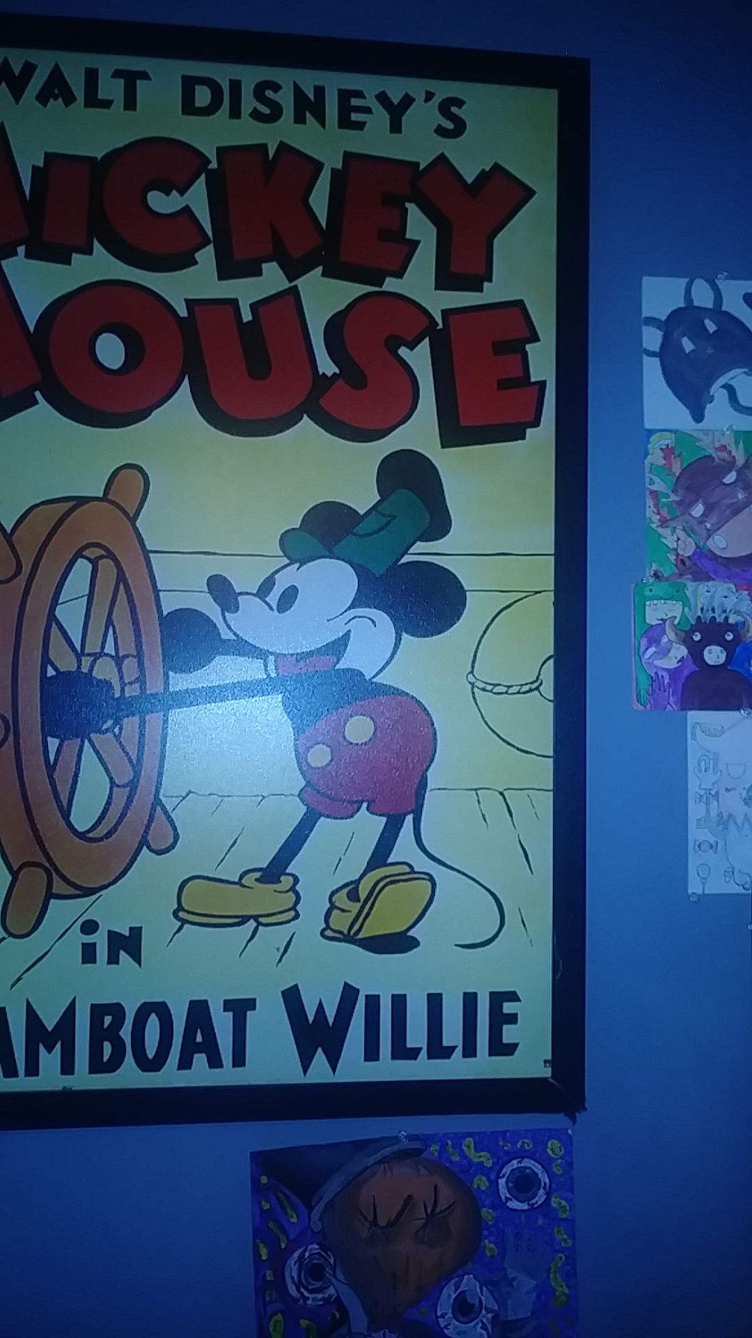 Mickey Mouse Steamboat Willie Poster