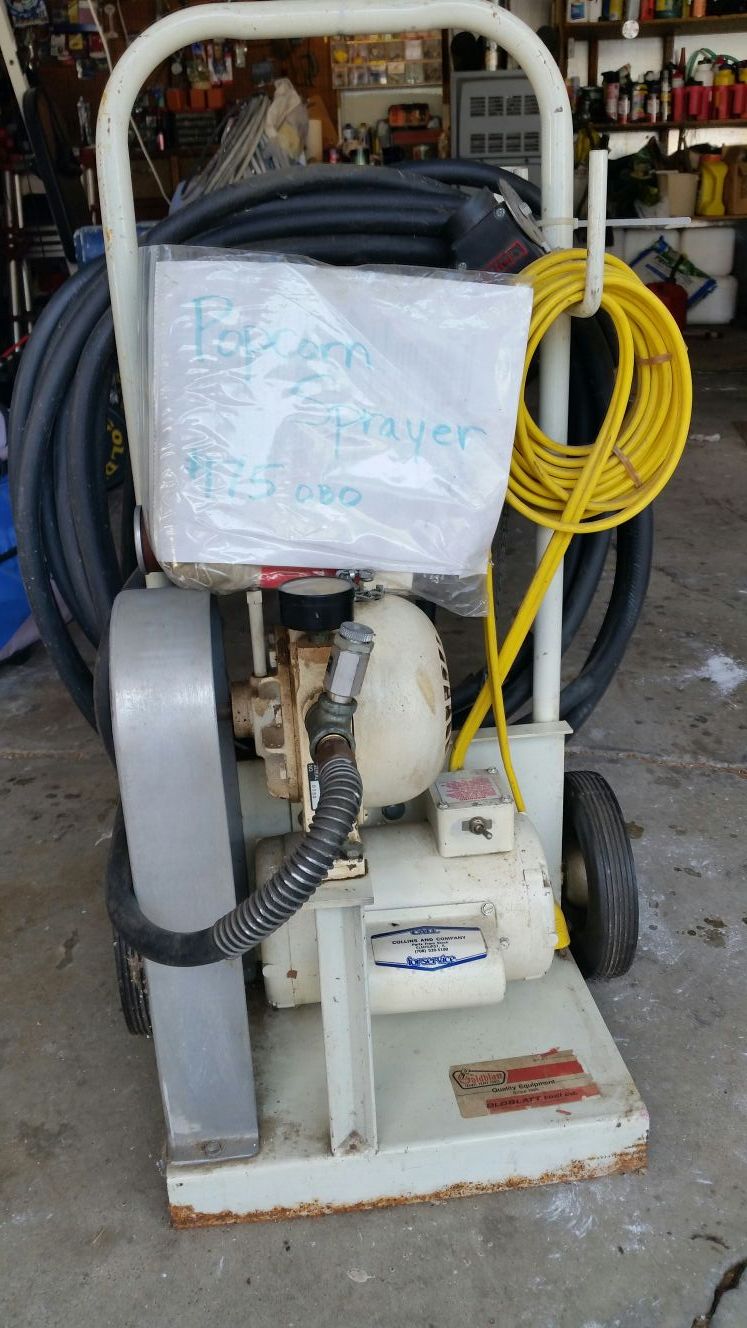 Popcorn Sprayer, Goldblatt Gun, Compressors & Hopper for Sale in ...