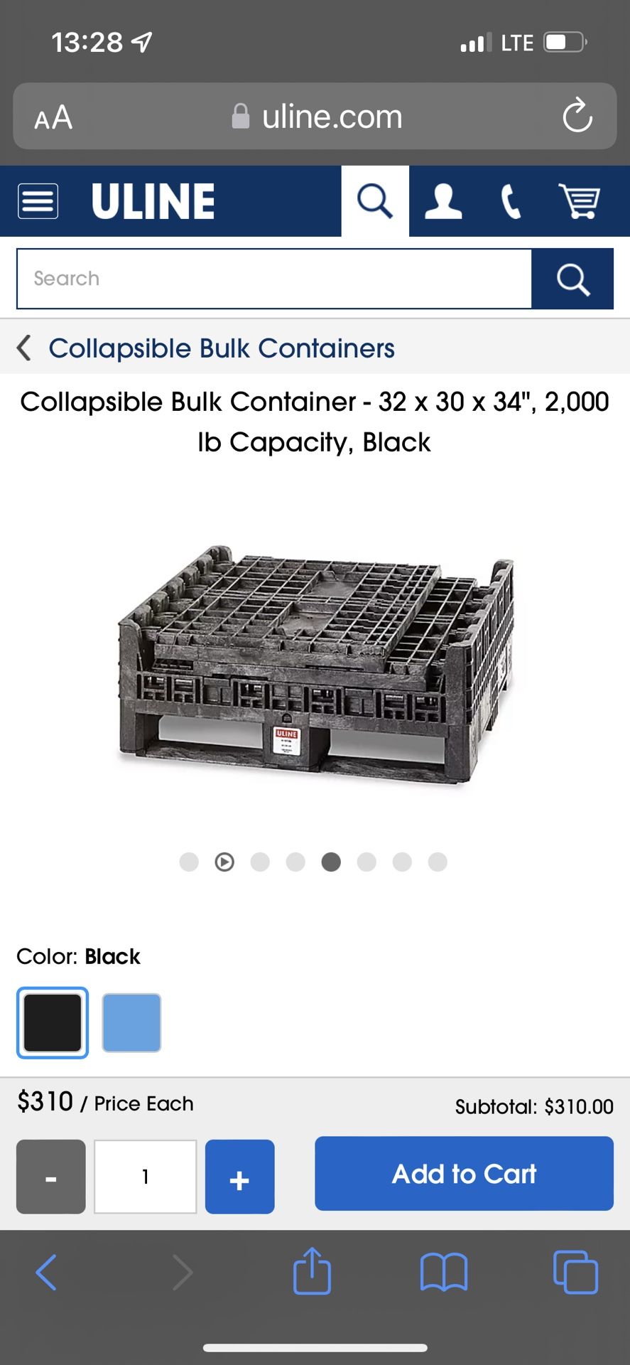 Uline shipping Containers for Sale in Orange, CA - OfferUp