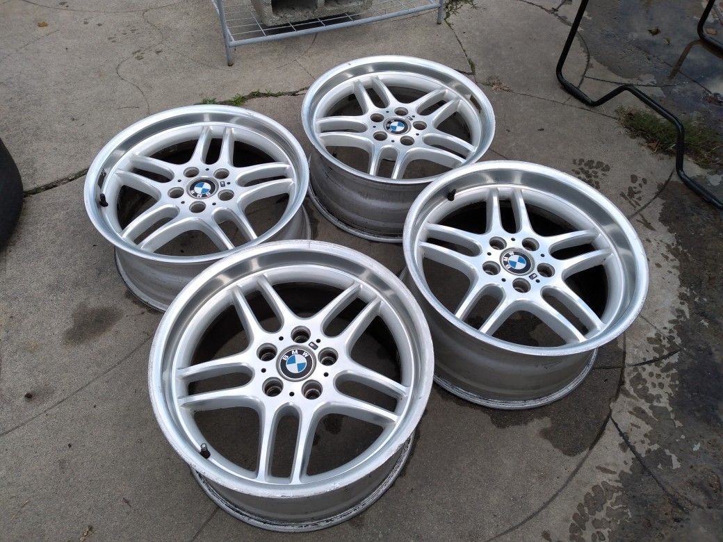BMW 18's M Parallel Wheels Staggered 5x120 18x8 18x9.5 for Sale in Los ...