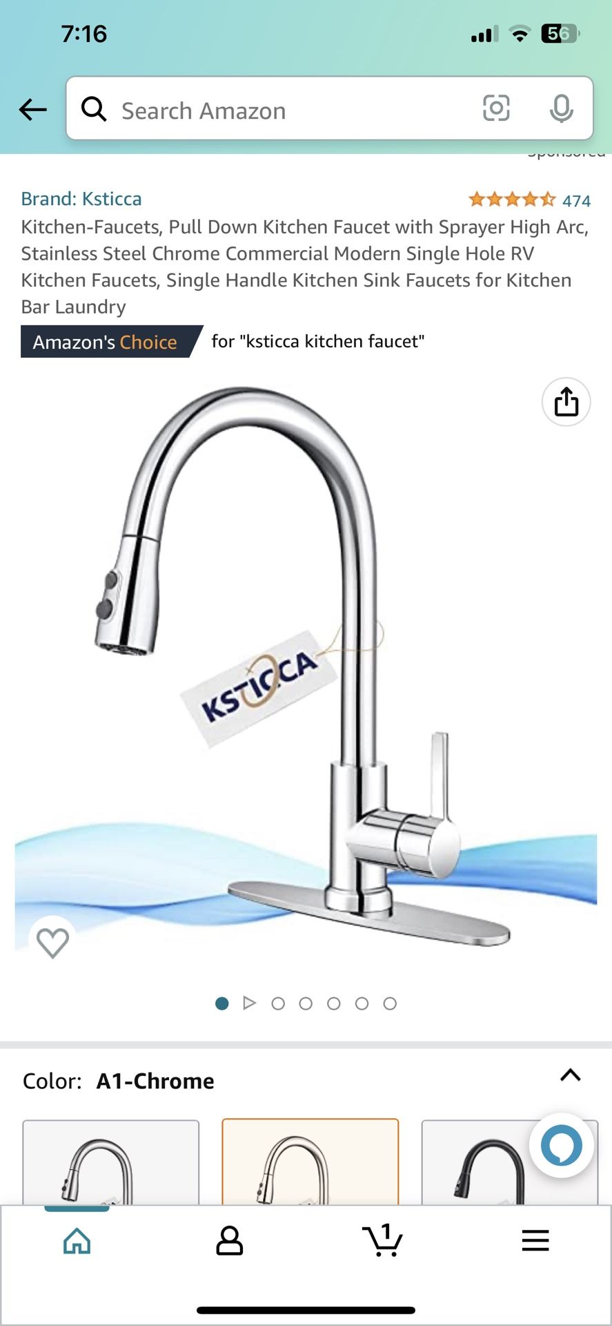 Kitchen Faucet - New In Box - $25 for Sale in Chino, CA - OfferUp