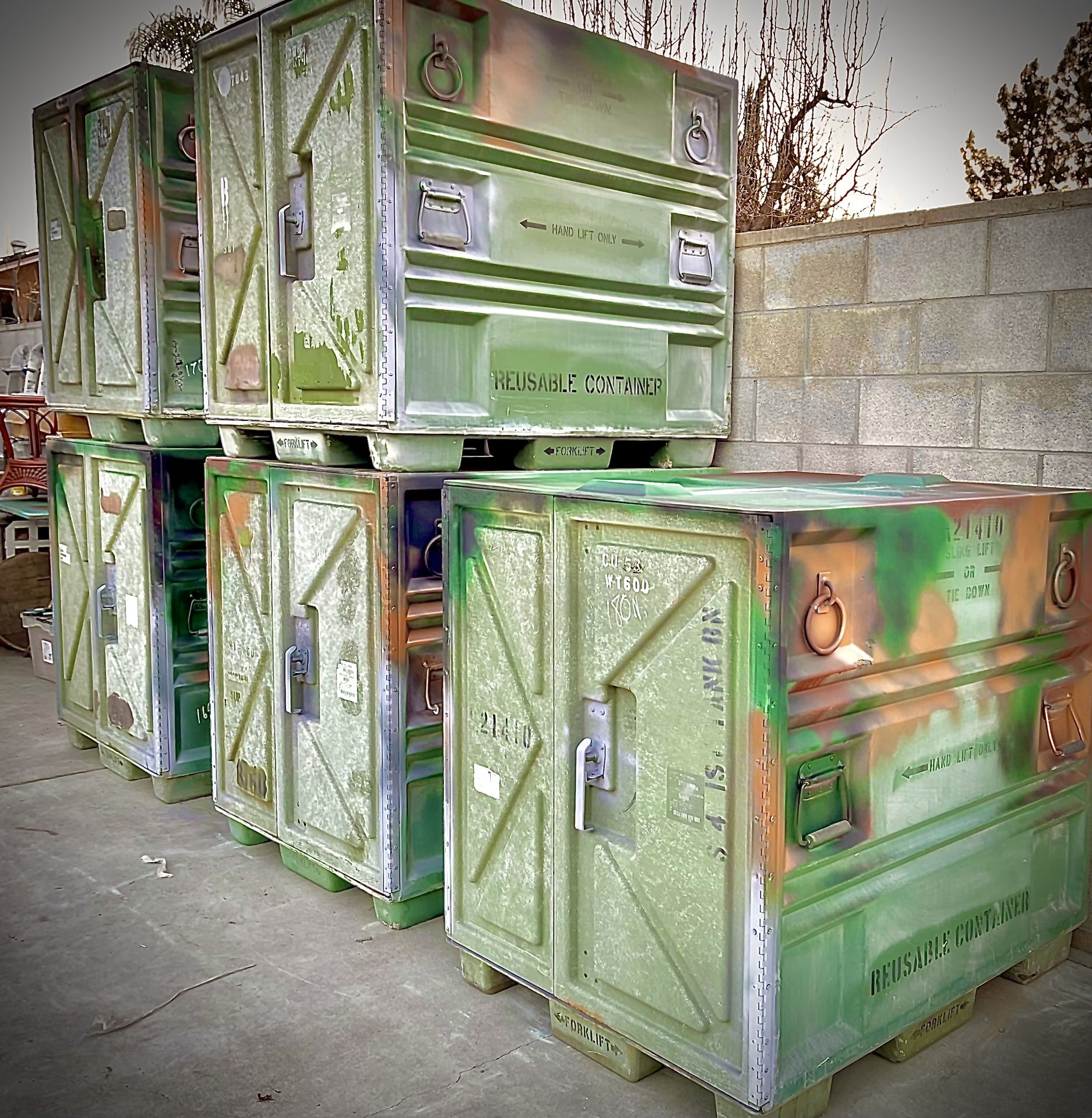 Last 2 Available Waterproof ,Stackable , Military Grade, Fiberglass ...