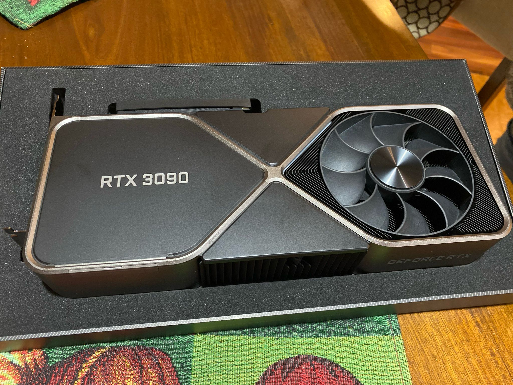 NVIDIA 3090 RTX FE Graphics Card With Original Box 24 GB VRAM for Sale ...
