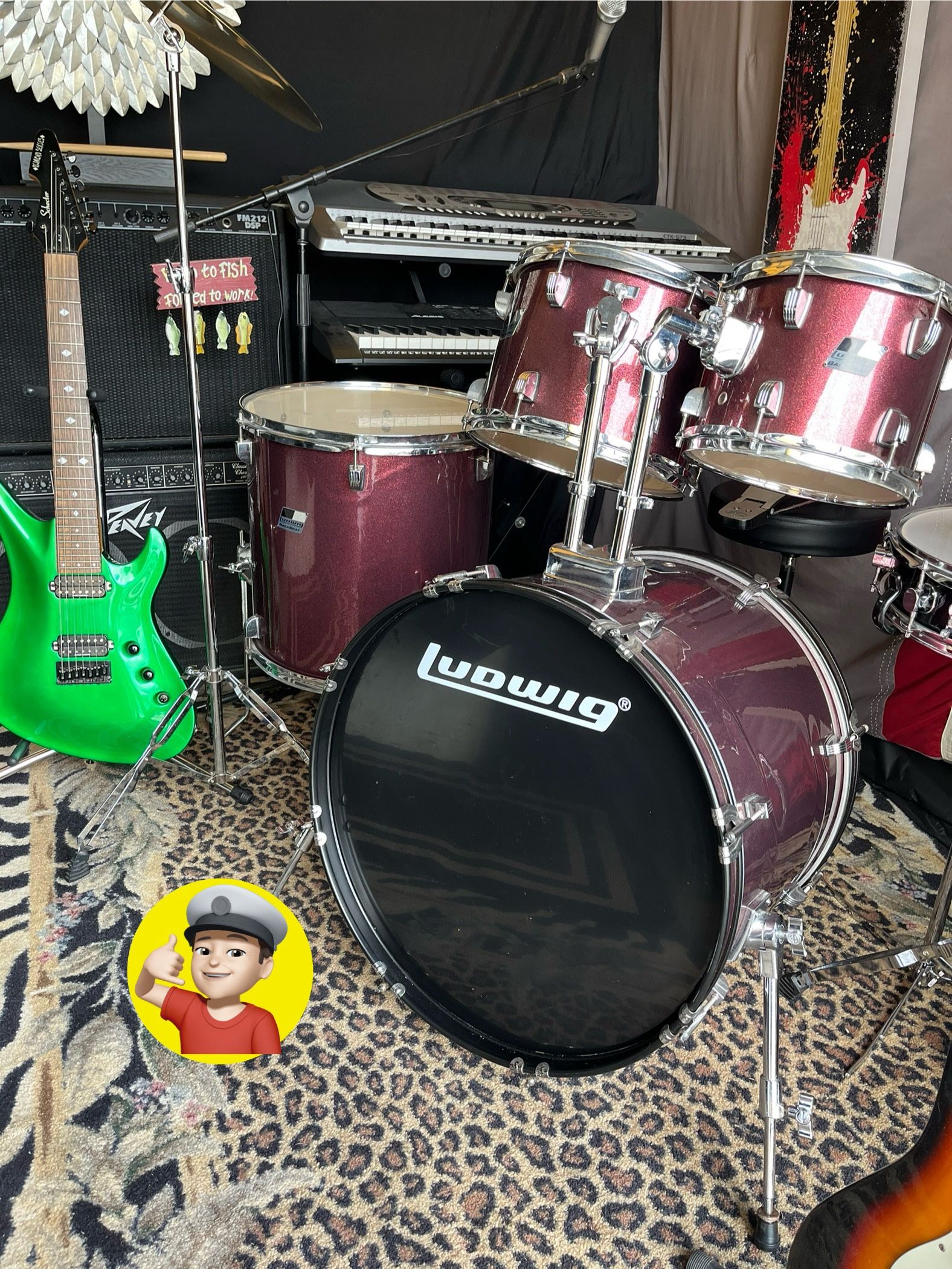 Ludwig Pro Drum Set Complete for Sale in Pompano Beach, FL - OfferUp