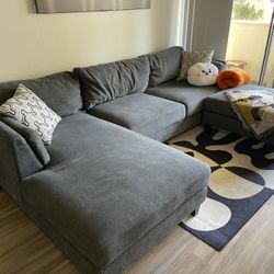 Sectional Couch W Ottoman for Sale in Pomona CA OfferUp