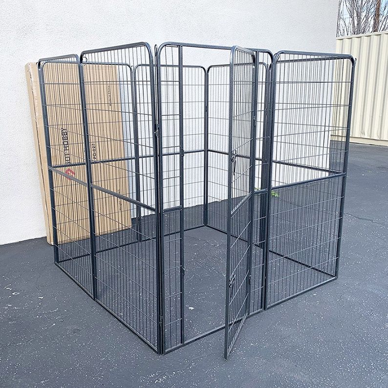 $180 (New in box) Heavy duty 5x5x5ft tall 8-panel pet playpen dog crate ...