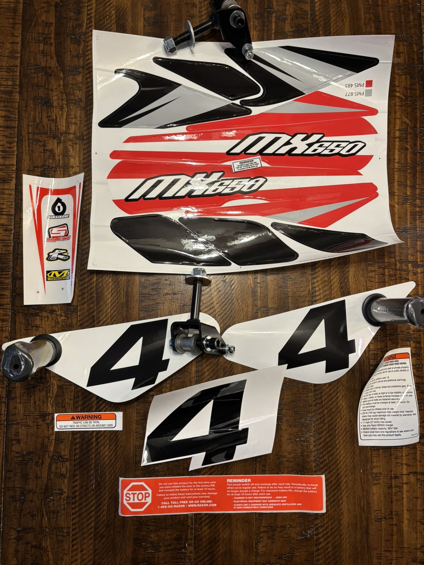 Razor Mx650 Brand New Complete Decal Set for Sale in Lake In The Hills ...