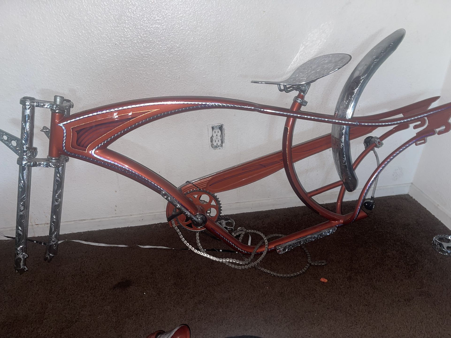 Low Rider Bike Frame (Stretcher) for Sale in Rialto, CA - OfferUp