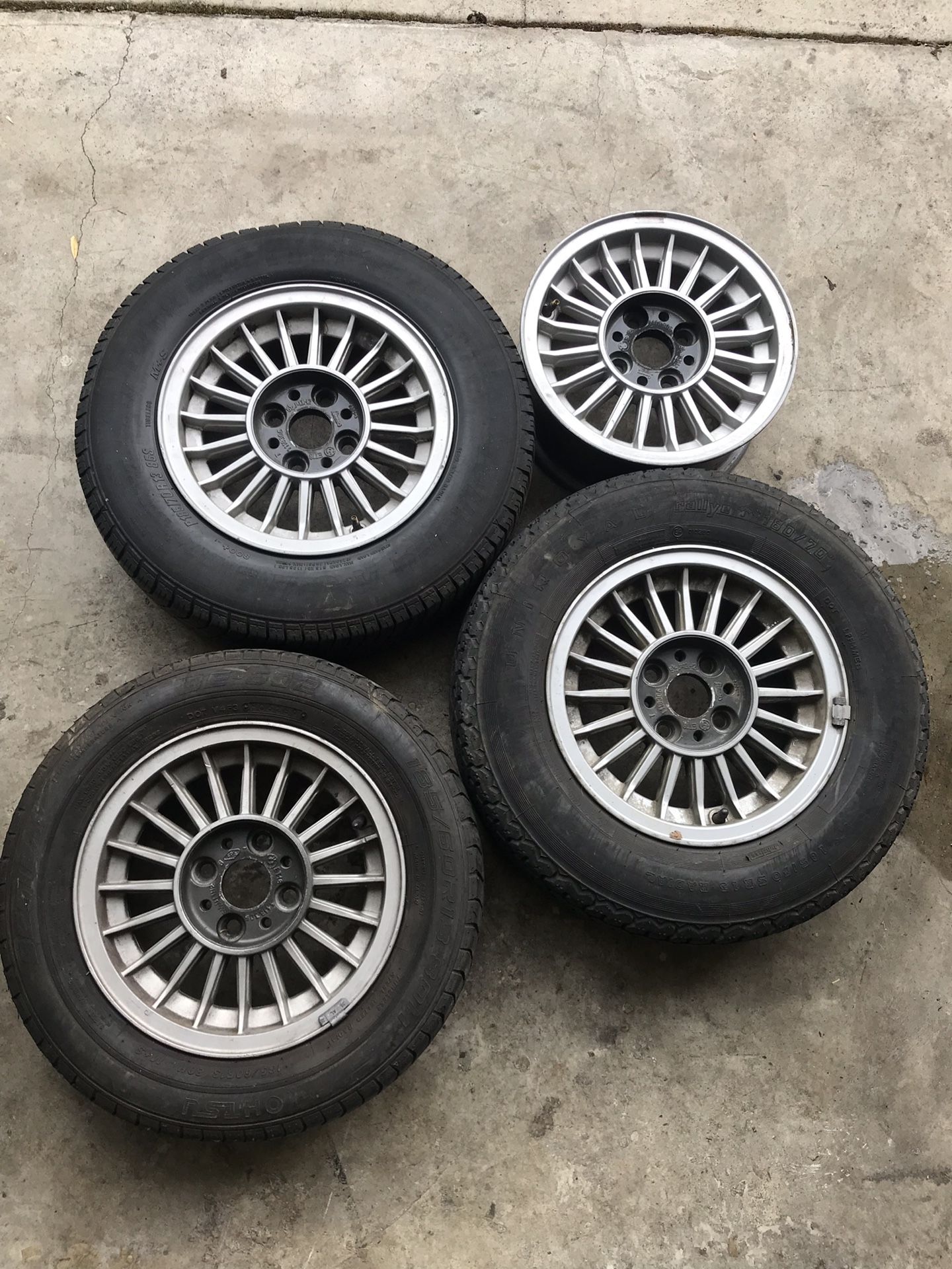 BMW E21 320i “Turbine” wheels 4X100 for Sale in Seattle, WA - OfferUp