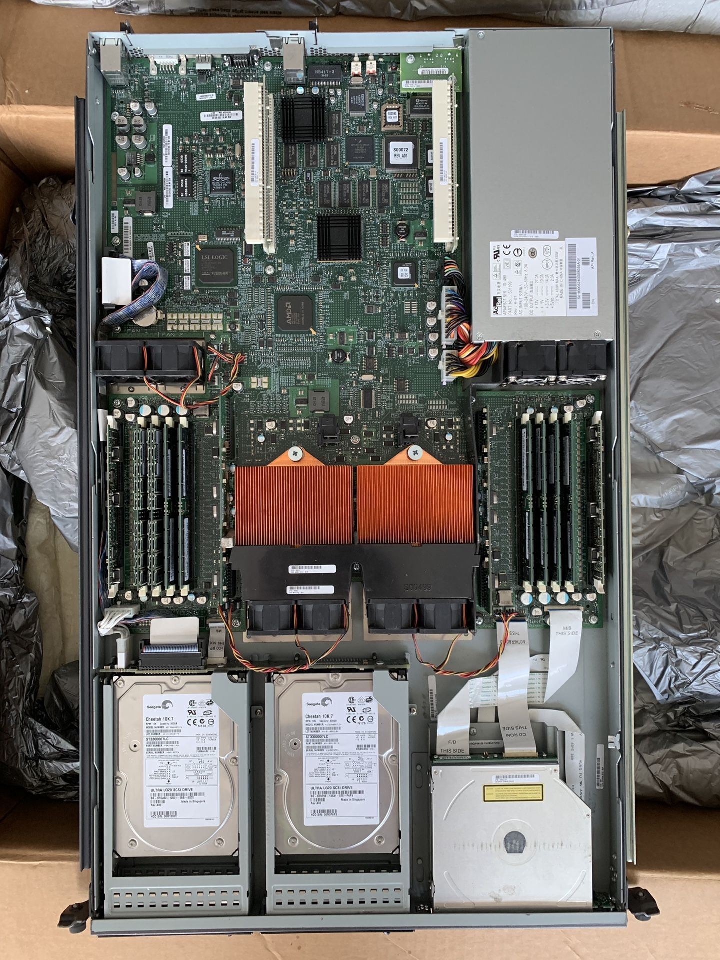 Sun Microsystems SunFire V20z rack server AMD Opteron 2.6GHz - works ...