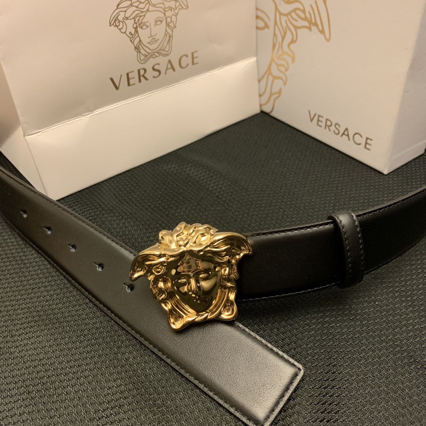 Black Versace Belt