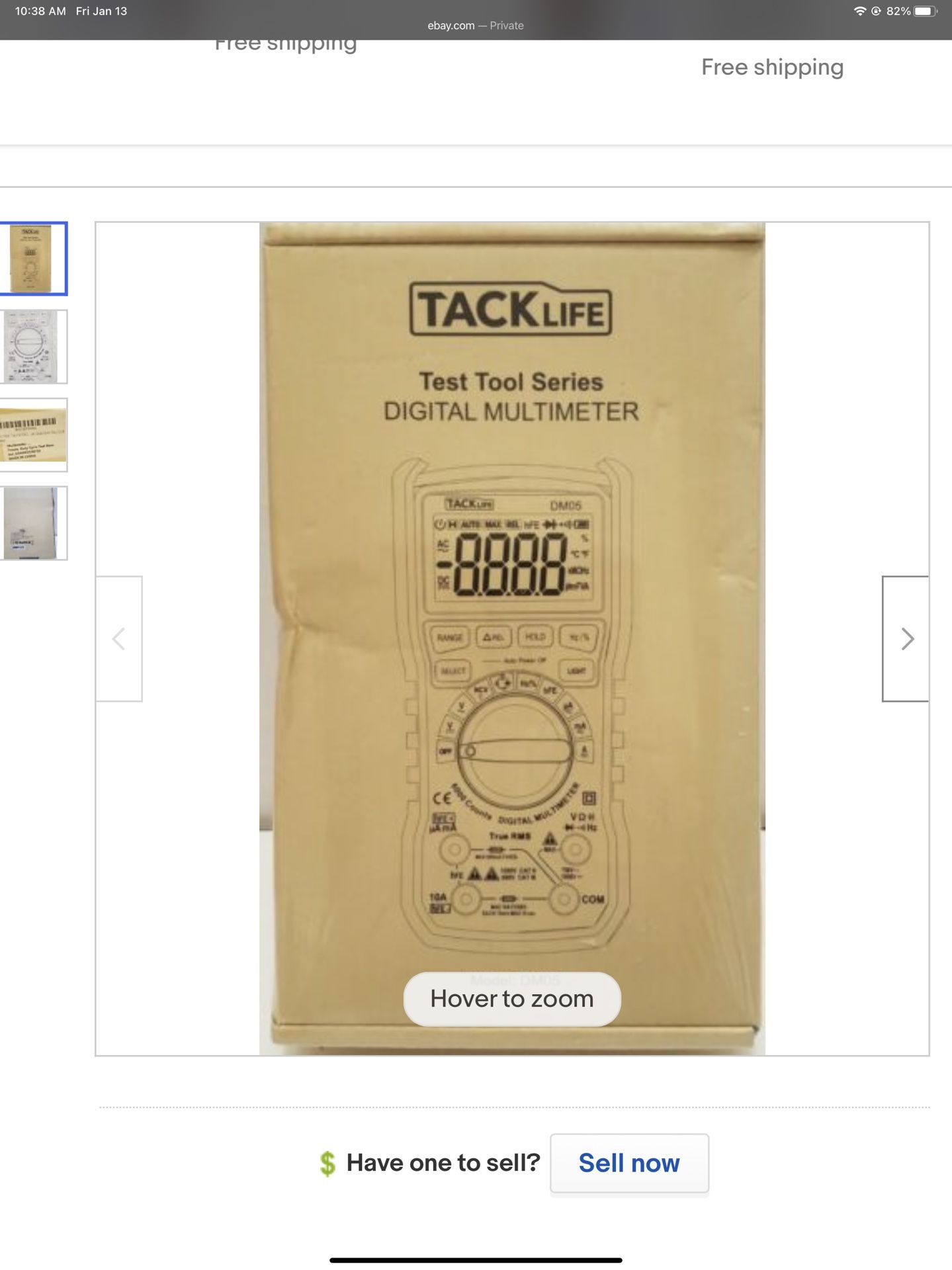 TackLife DM05 Digital Multimeter TRMS / 6000 Counts / Auto Rnge * NEW ...