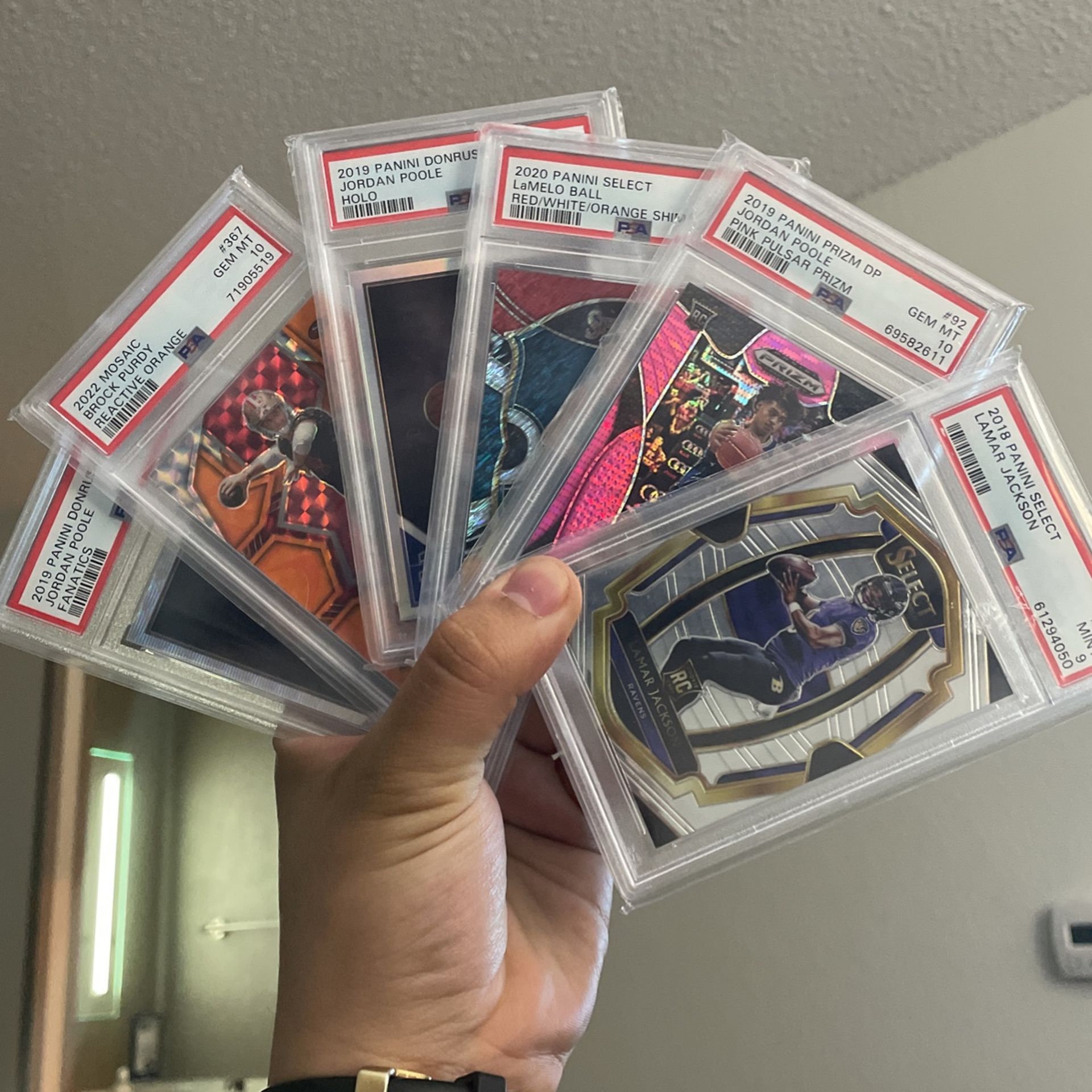 Rookie Sports Cards Slabs And Raw Over 50 Cards ! for Sale in ...