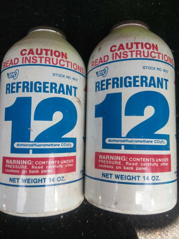 Two 14oz cans of R12 refrigerant $15.00 each , or $25.00 for both. for ...