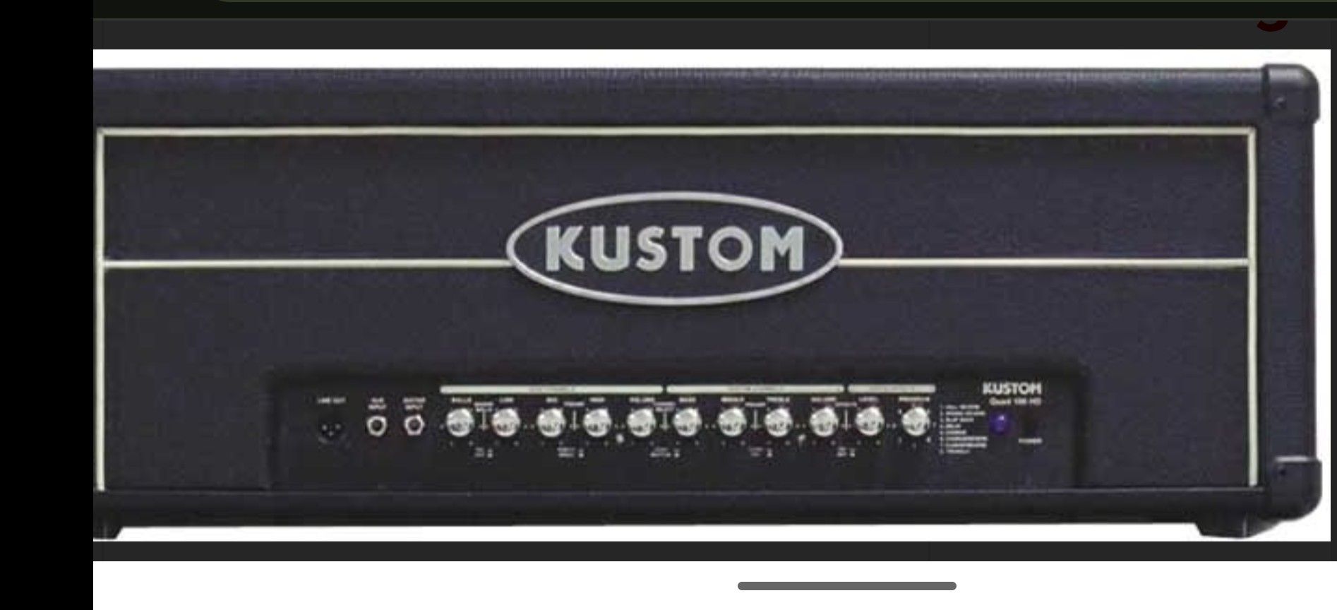 Kustom QuadGuitar Head Amp for Sale in Las Vegas, NV - OfferUp