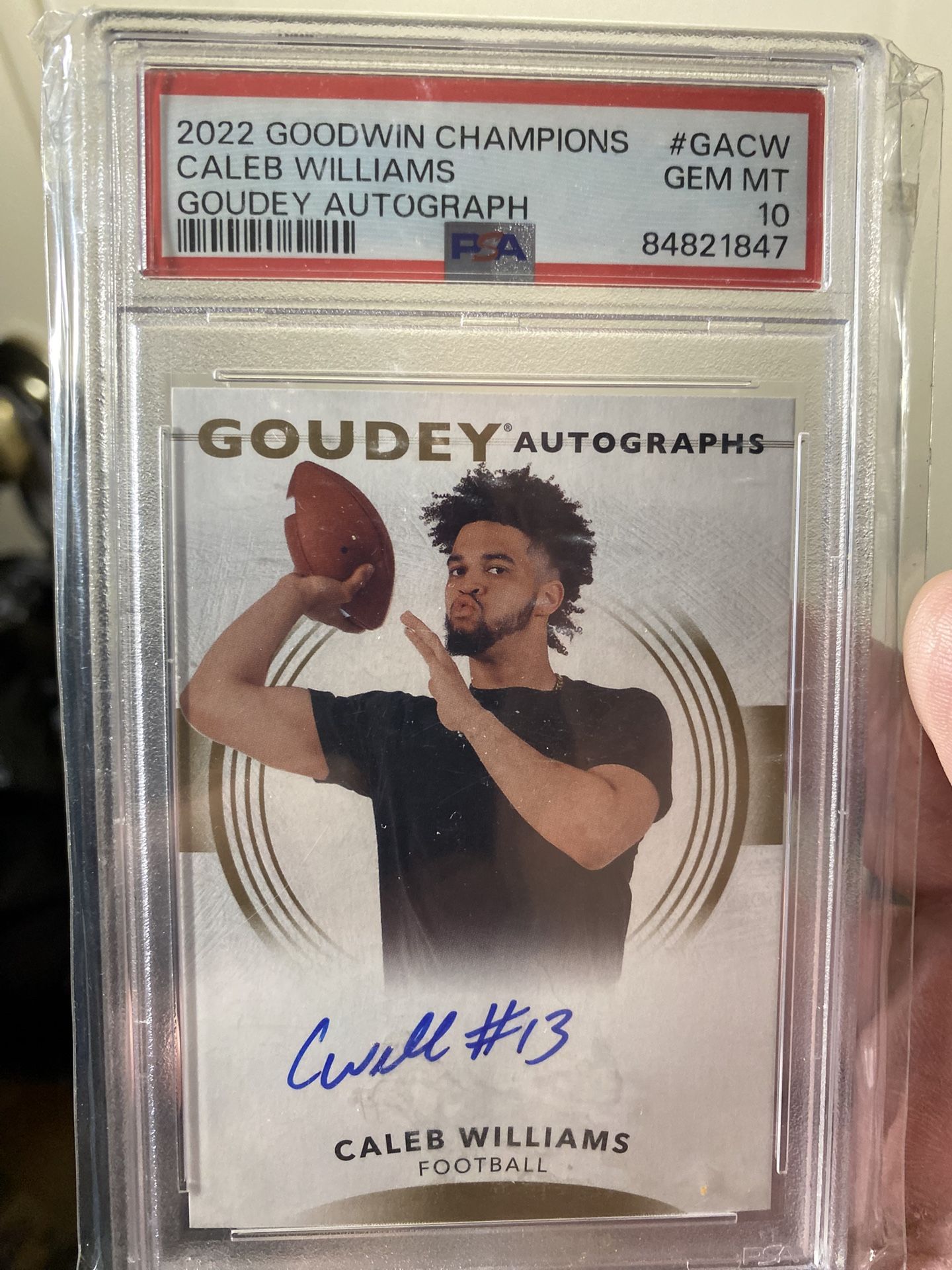 Caleb Williams Autographed Card for Sale in Mesa, AZ - OfferUp