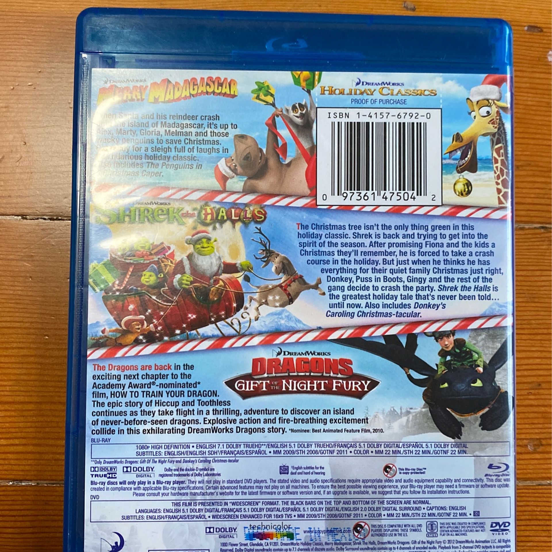 Dreamworks Holiday Classics Dvd Cover